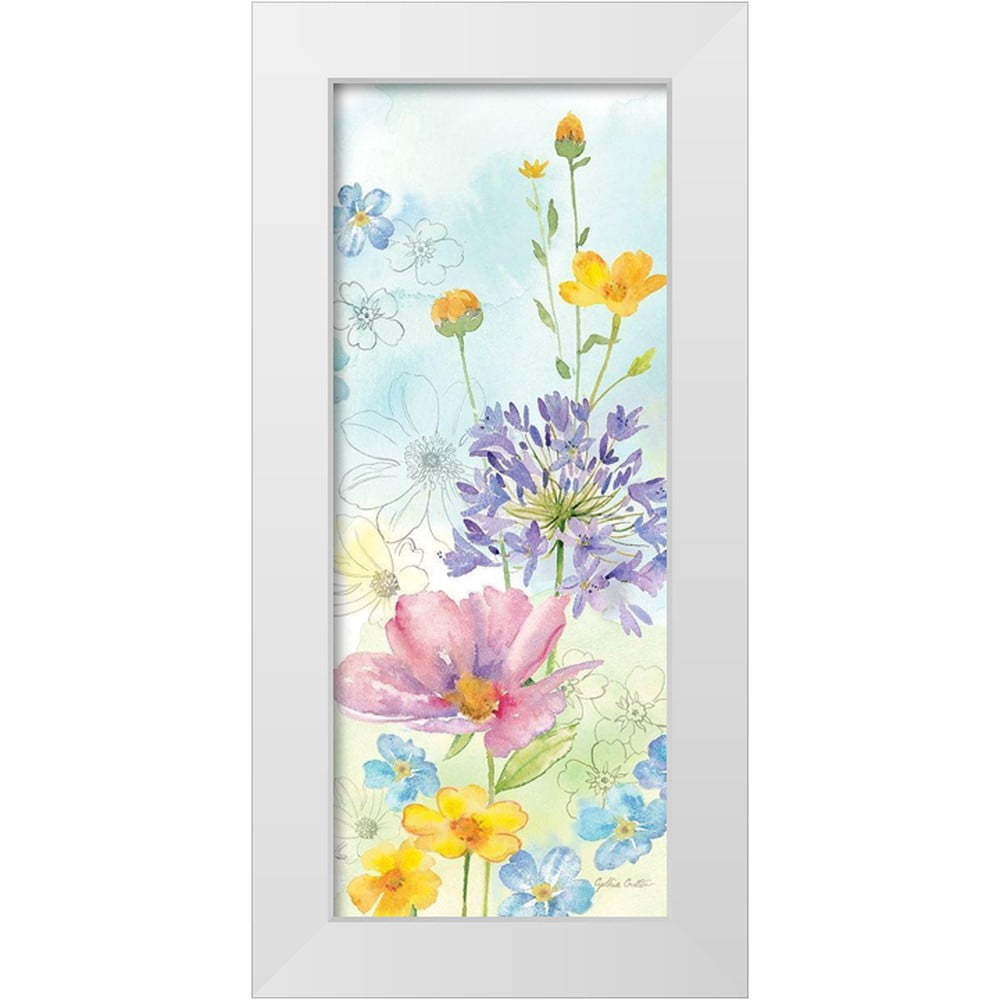 Coulter, Cynthia 12x24 White Modern Wood Framed Museum Art Print Titled ...