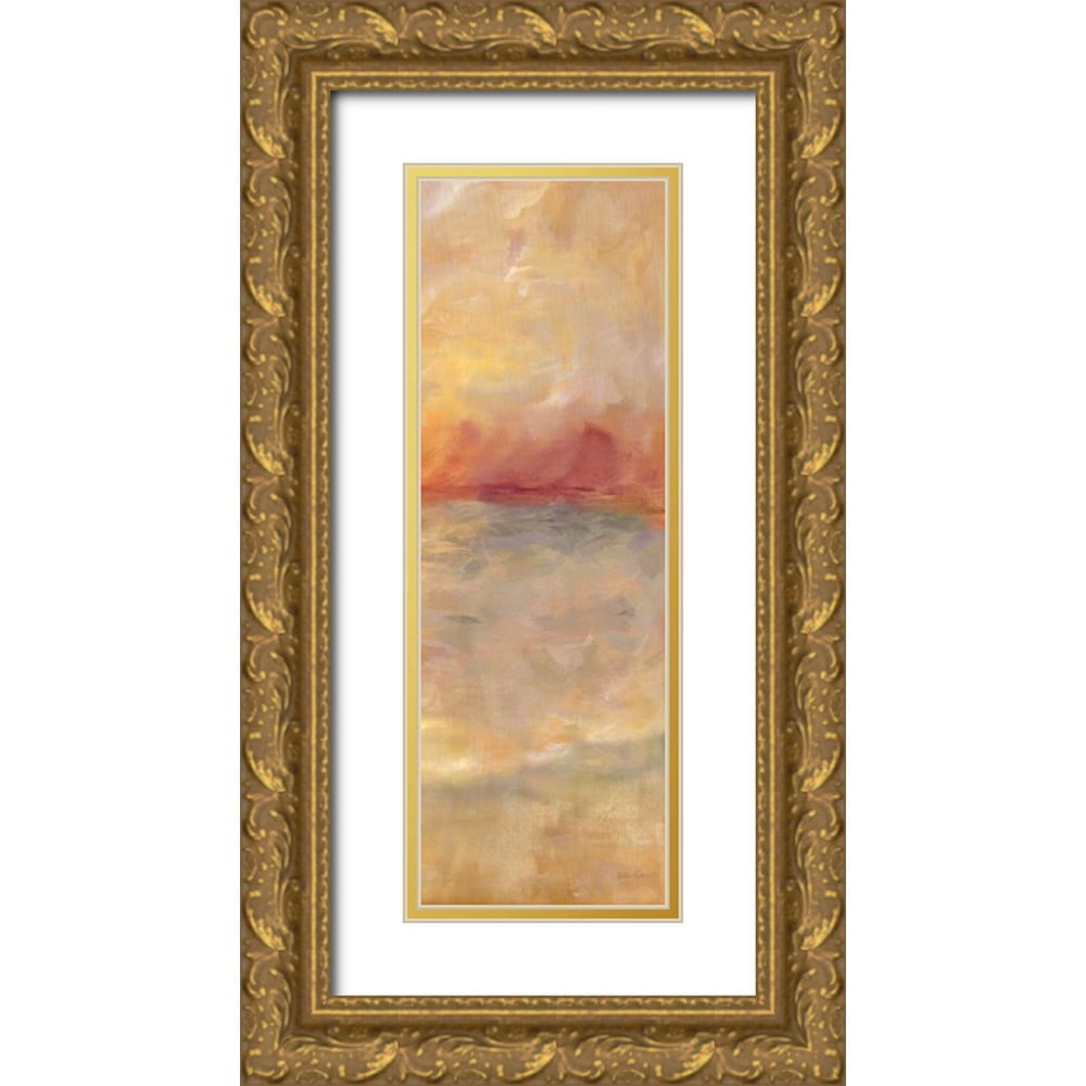 Coulter, Cynthia 13x32 Gold Ornate Wood Framed with Double Matting ...