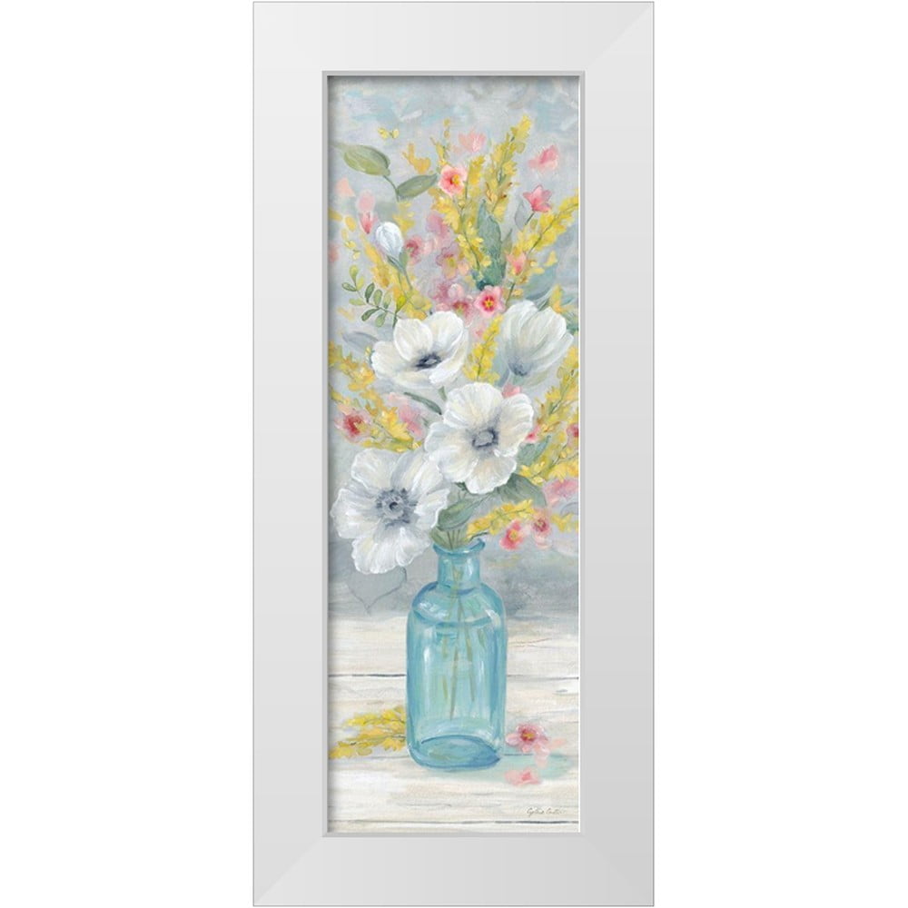 Coulter, Cynthia 13x32 White Modern Wood Framed Museum Art Print Titled ...