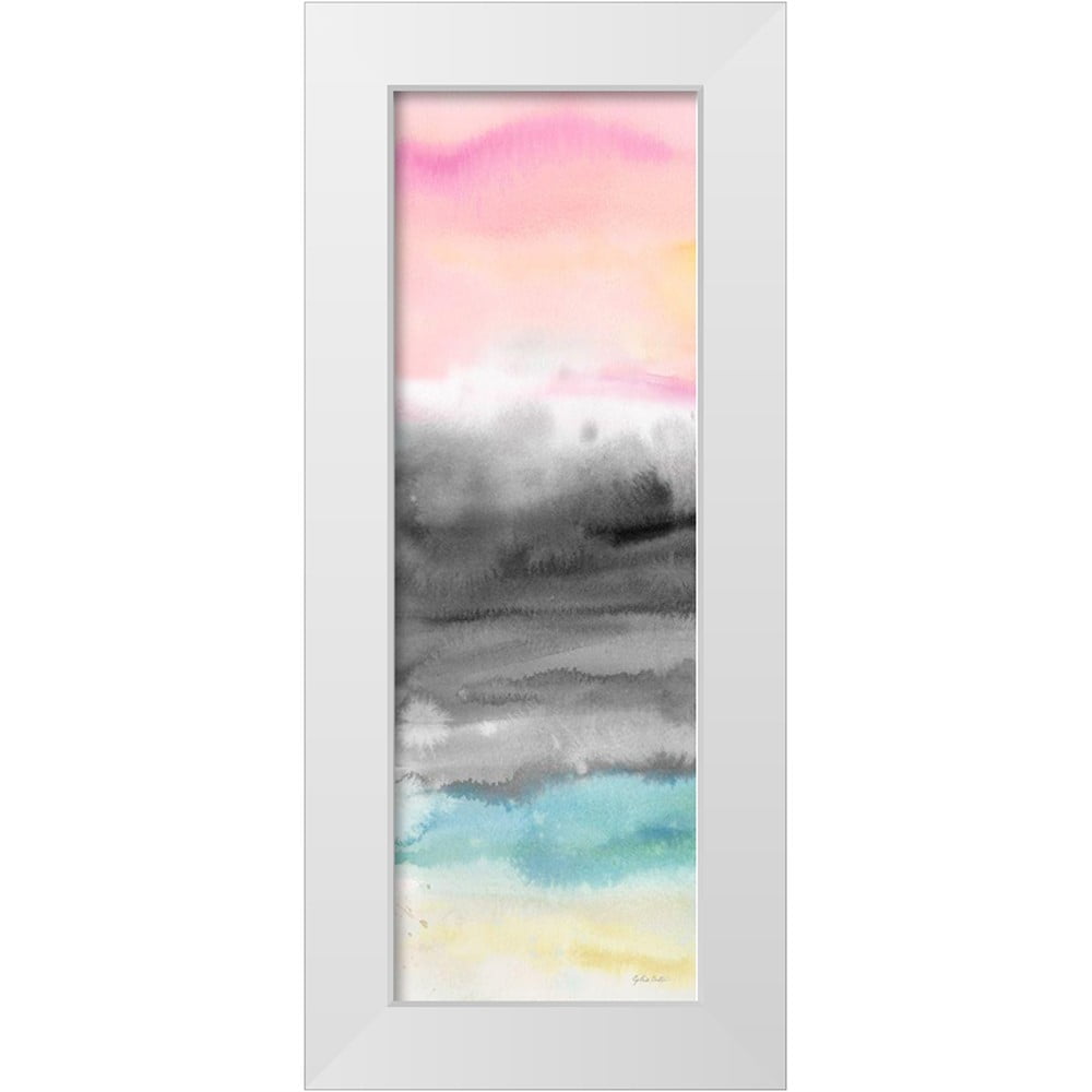 Coulter, Cynthia 13x32 White Modern Wood Framed Museum Art Print Titled ...