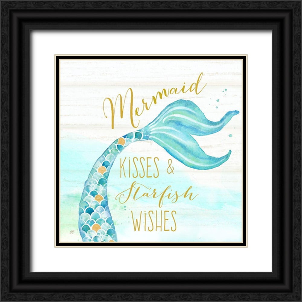 Coulter, Cynthia 15x15 Black Ornate Wood Framed with Double Matting ...