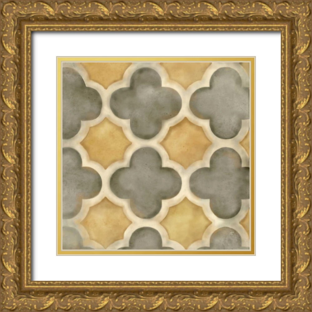 Coulter, Cynthia 15x15 Gold Ornate Wood Framed with Double Matting ...
