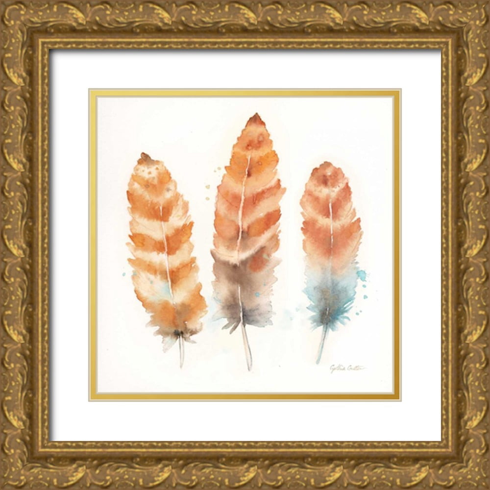 Coulter, Cynthia 15x15 Gold Ornate Wood Framed with Double Matting ...
