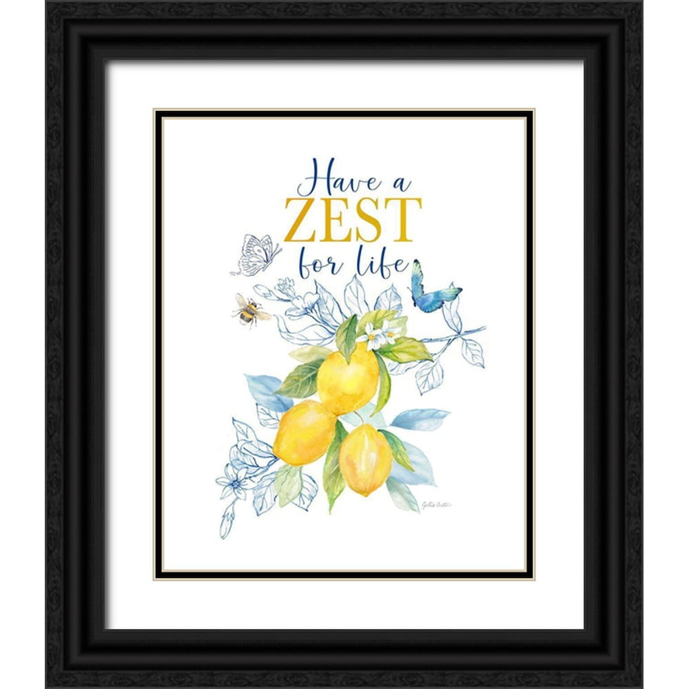 Coulter, Cynthia 15x18 Black Ornate Wood Framed with Double Matting ...