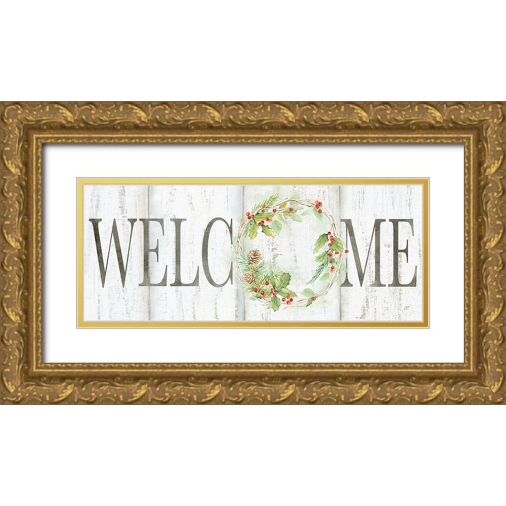 Coulter, Cynthia 18x10 Gold Ornate Wood Framed with Double Matting ...