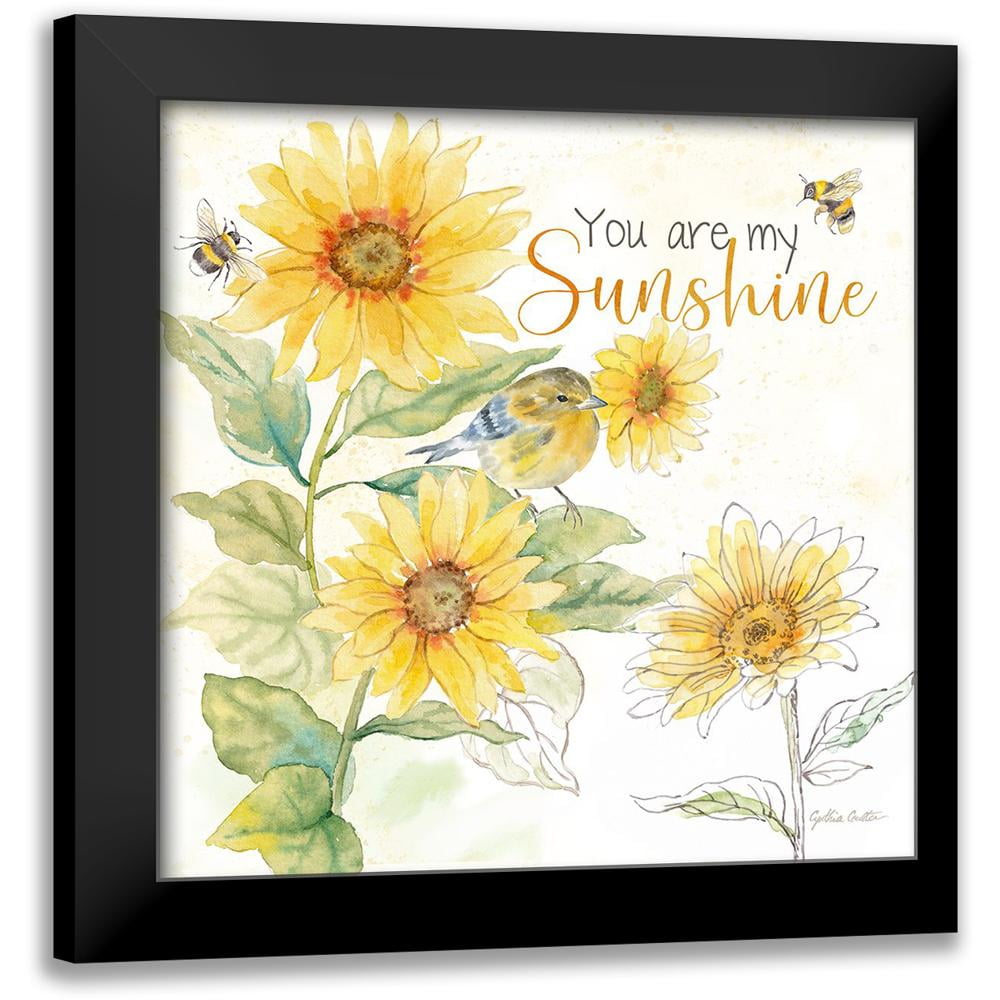 Coulter, Cynthia 20x20 Black Modern Framed Museum Art Print Titled - Be ...