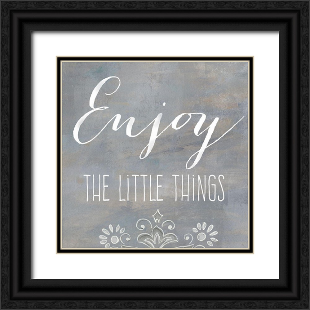 Coulter, Cynthia 20x20 Black Ornate Wood Framed with Double Matting ...