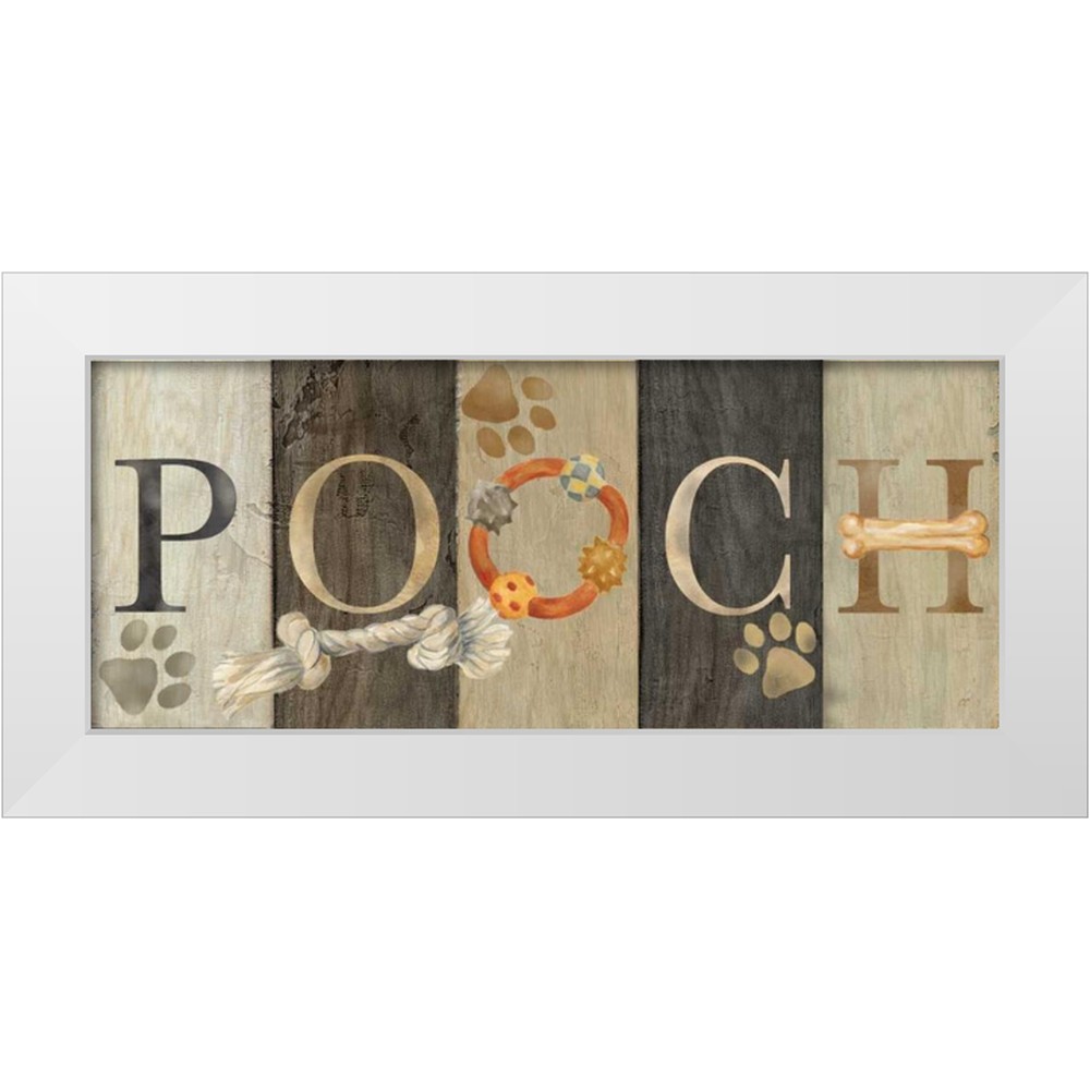 Coulter, Cynthia 24x12 White Modern Wood Framed Museum Art Print Titled ...