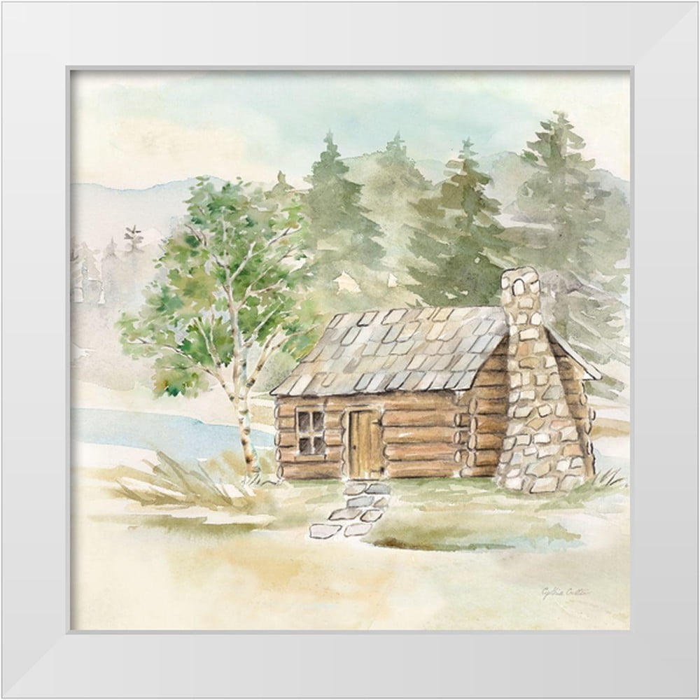 Coulter, Cynthia 26x26 White Modern Wood Framed Museum Art Print Titled ...