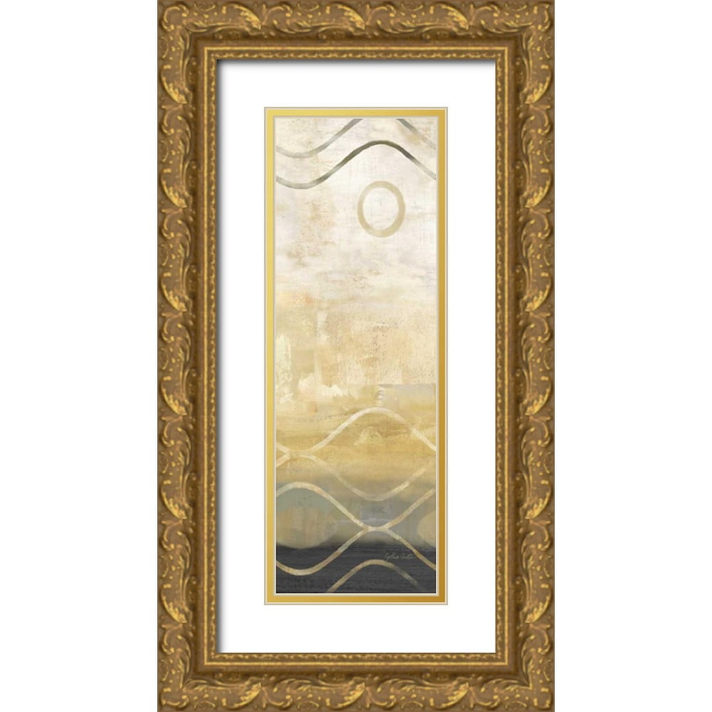 Coulter, Cynthia 9x18 Gold Ornate Wood Framed with Double Matting ...