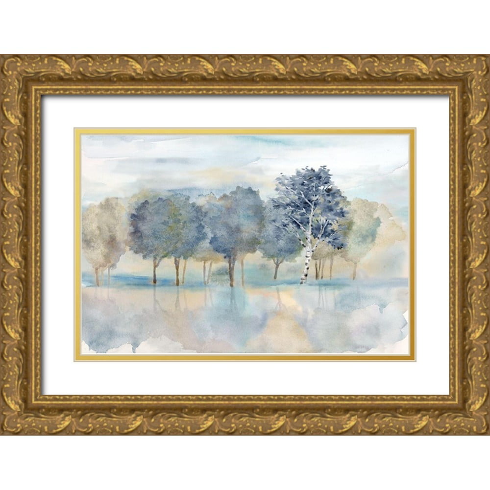 CoulterCynthia 24x17 Gold Ornate Wood Framed with Double Matting Museum ...