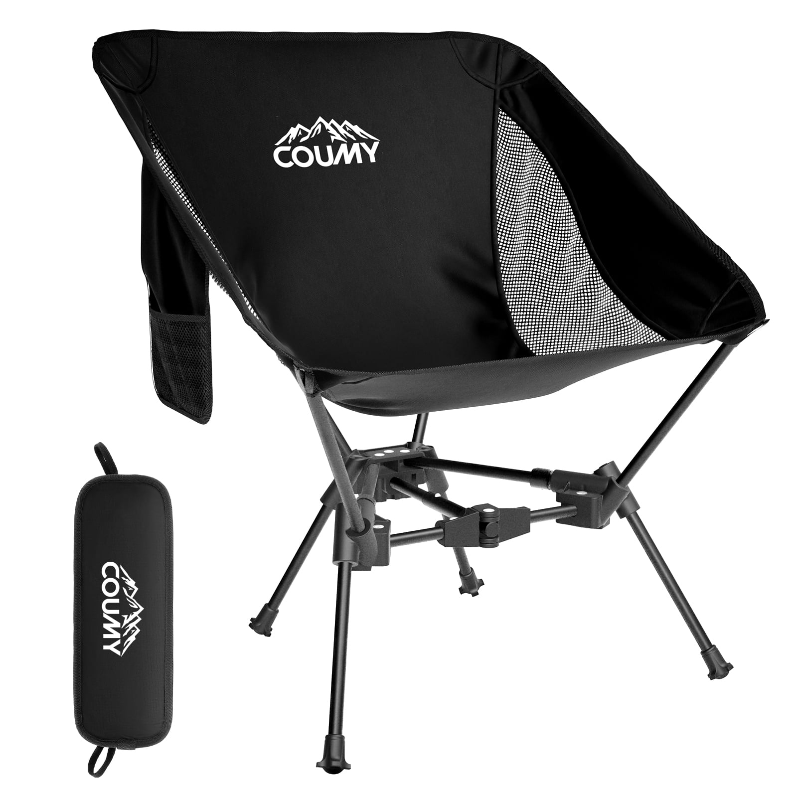 Coumy Ultralight Portable Camping Chair Backpacking Chair, Folding ...