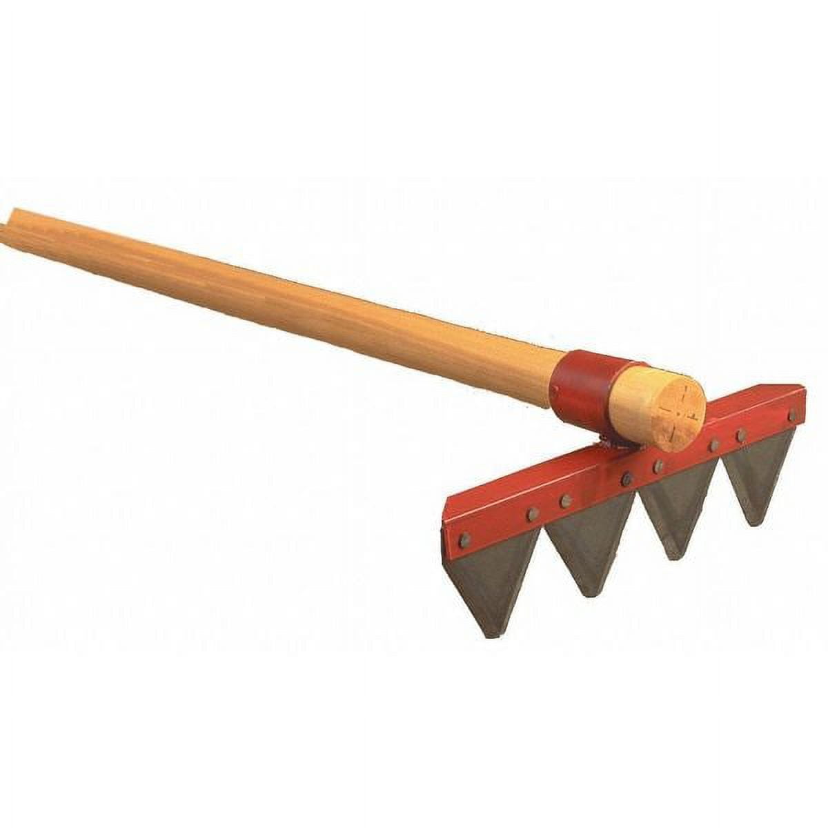 Council Tool Fire Rake with Wood Handle, 5ft Length, Gray, LW12-60 ...