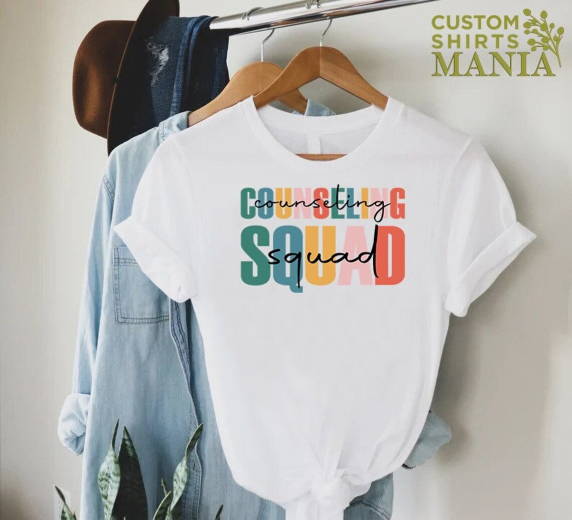 Counseling Squad Tshirt, Counselor Gift, School Counselor Tee ...