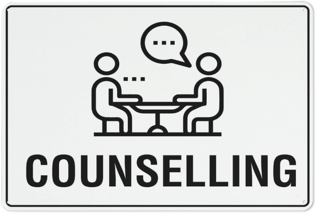 Counselling Sign 12 X 8 Inches Reflective Aluminum Metal Warning ...