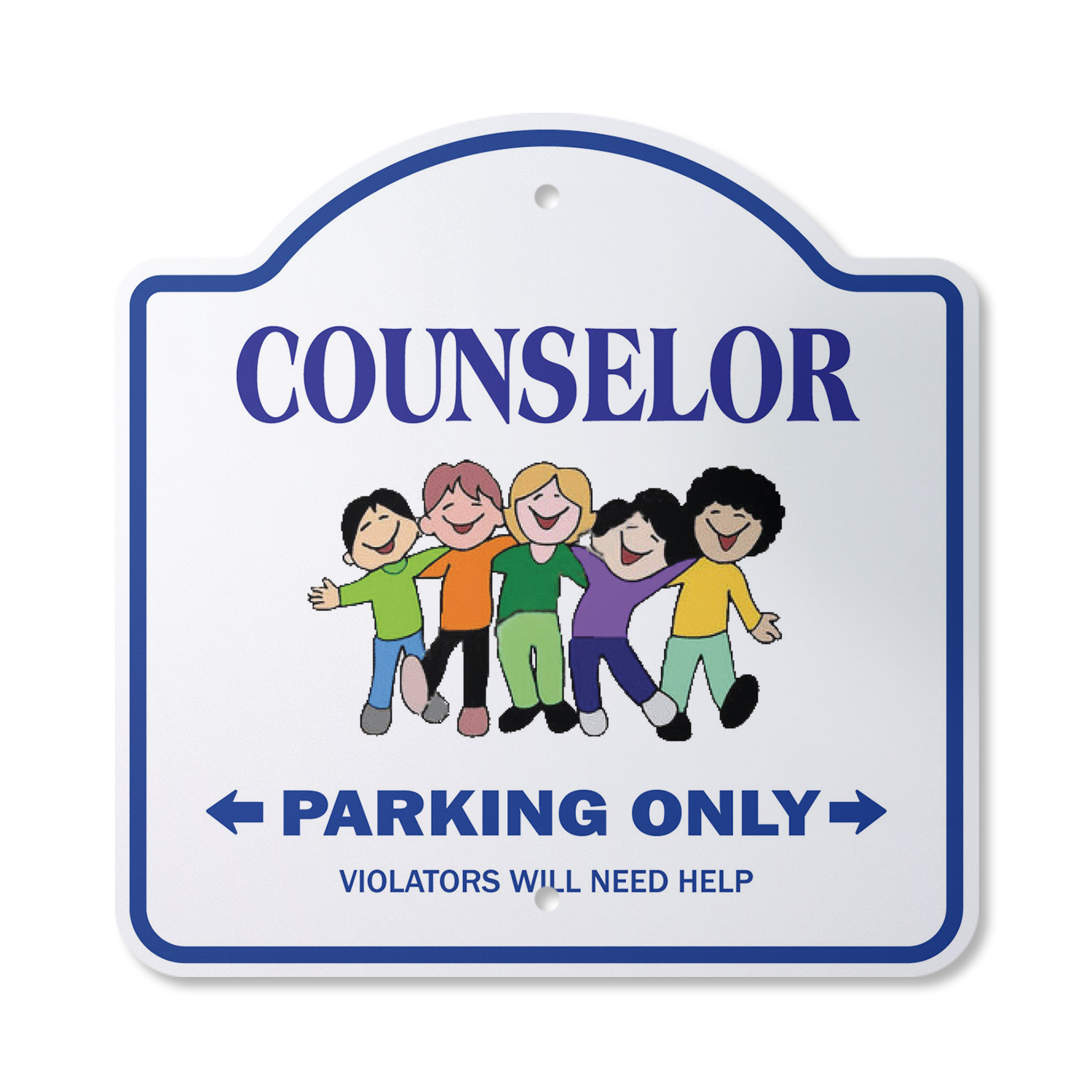 Counselor 12" X 12" Sign | Indoor/Outdoor Plastic | SignMission ...