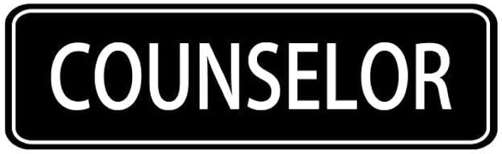 Counselor Acrylic Sign For Office Door Wall Home And Business, Easy To ...