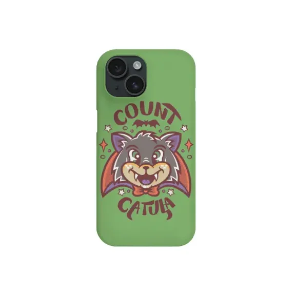 Count Catula Funny Cat Vampire Vampire Phone Case for iPhone 16 15 14 ...