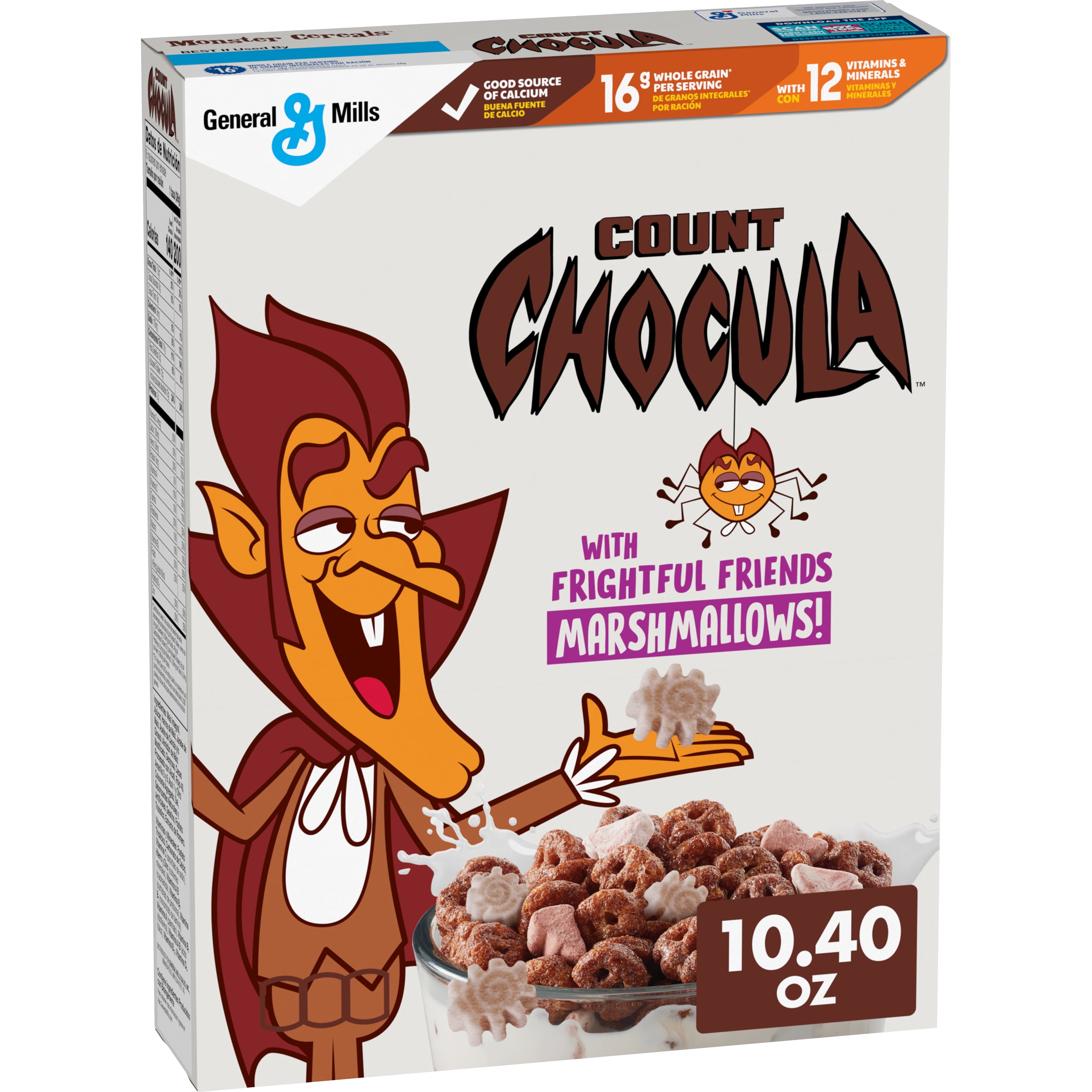 Count Chocula Chocolate Cereal with Frightful Friends Marshmallows, 10. ...