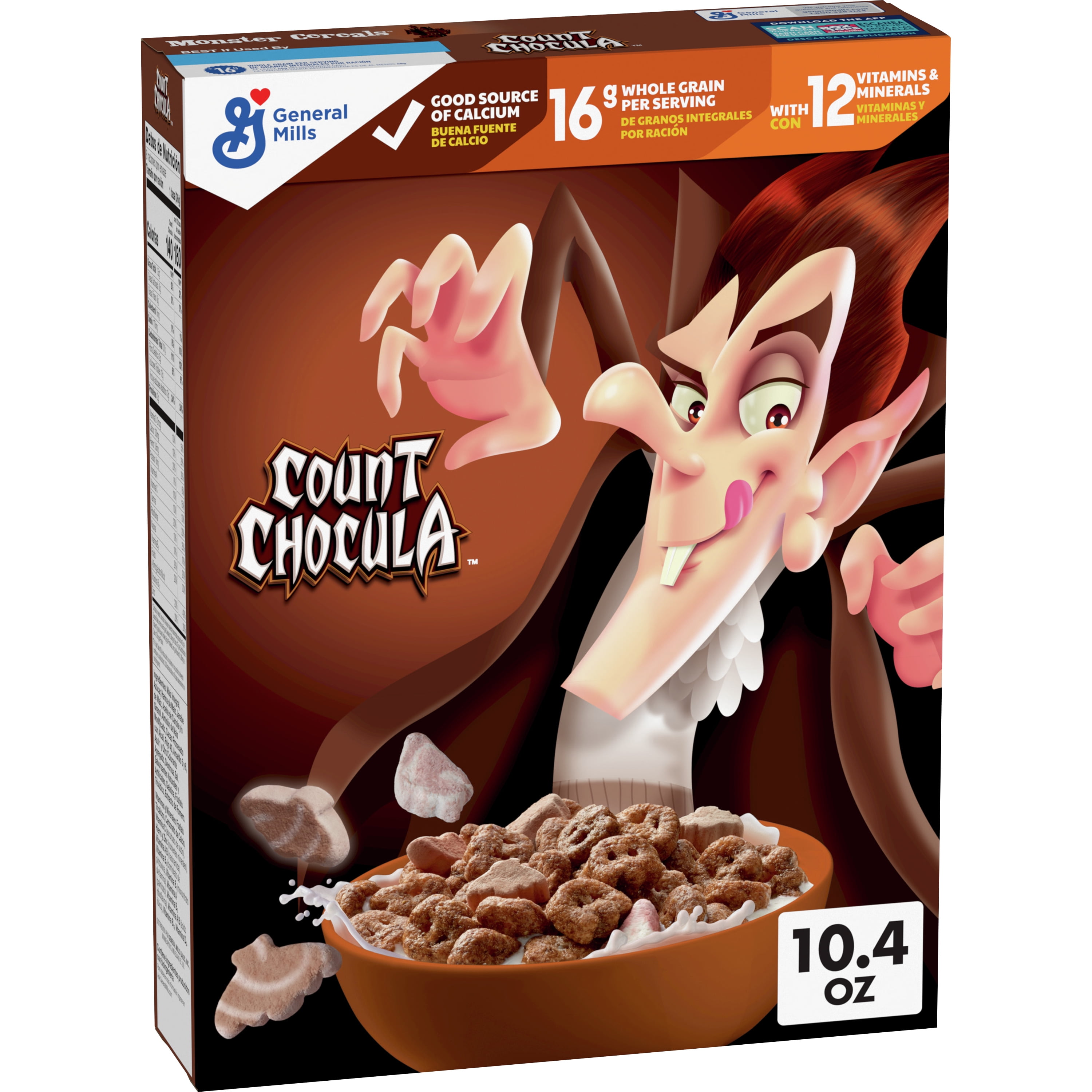 Count Chocula Cereal with Monster Marshmallows, Kids Cereal, Limited ...