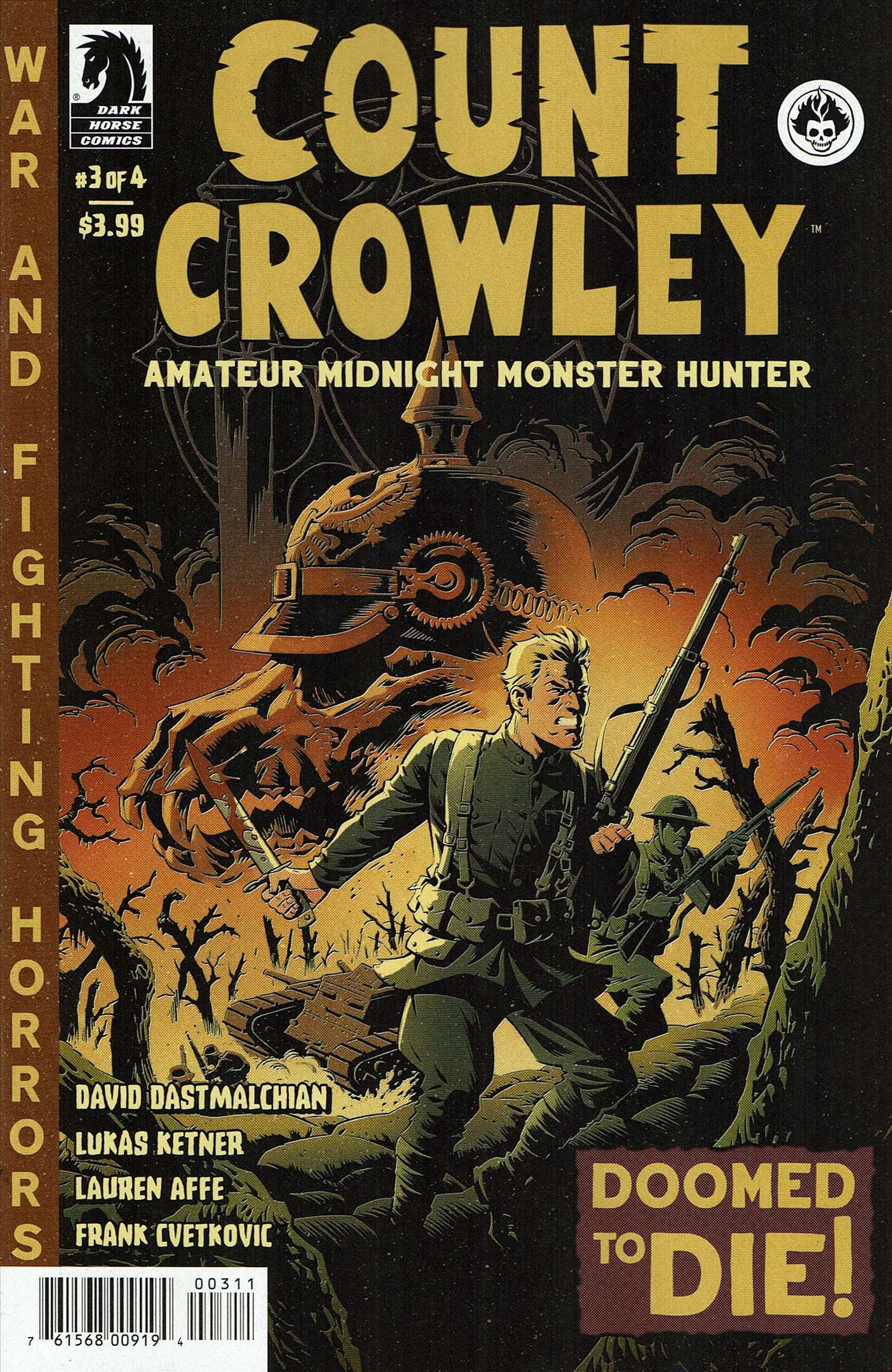 Count Crowley: Amateur Midnight Monster Hunter #3 VF ; Dark Horse Comic ...
