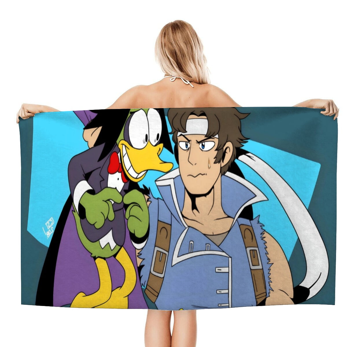 Count Duckula-theme Gifts Quick-dry Beach Towel for Women Girl Birthday ...