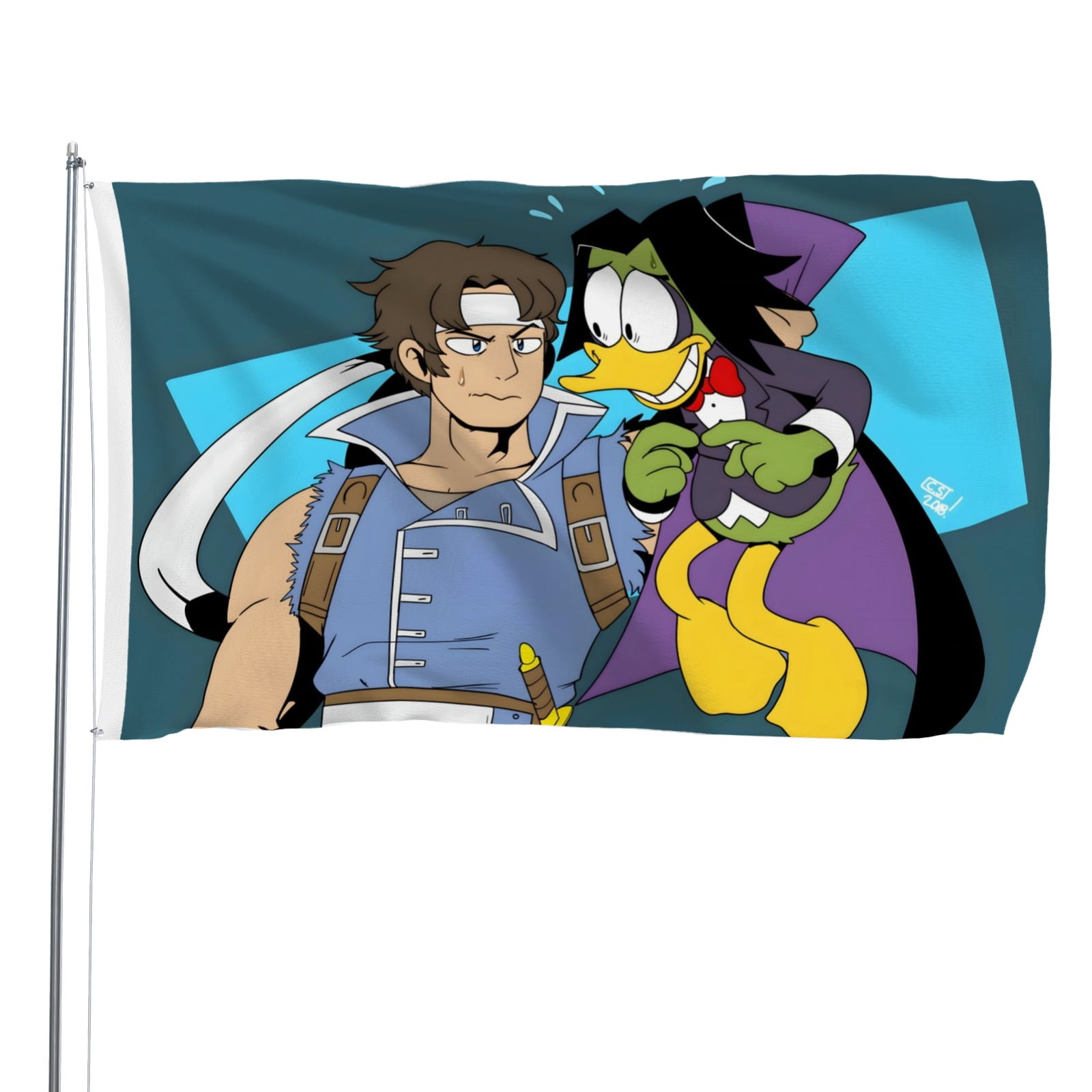 Count Duckula-themed Printed Flag Perfect gift for fans, friends, and ...