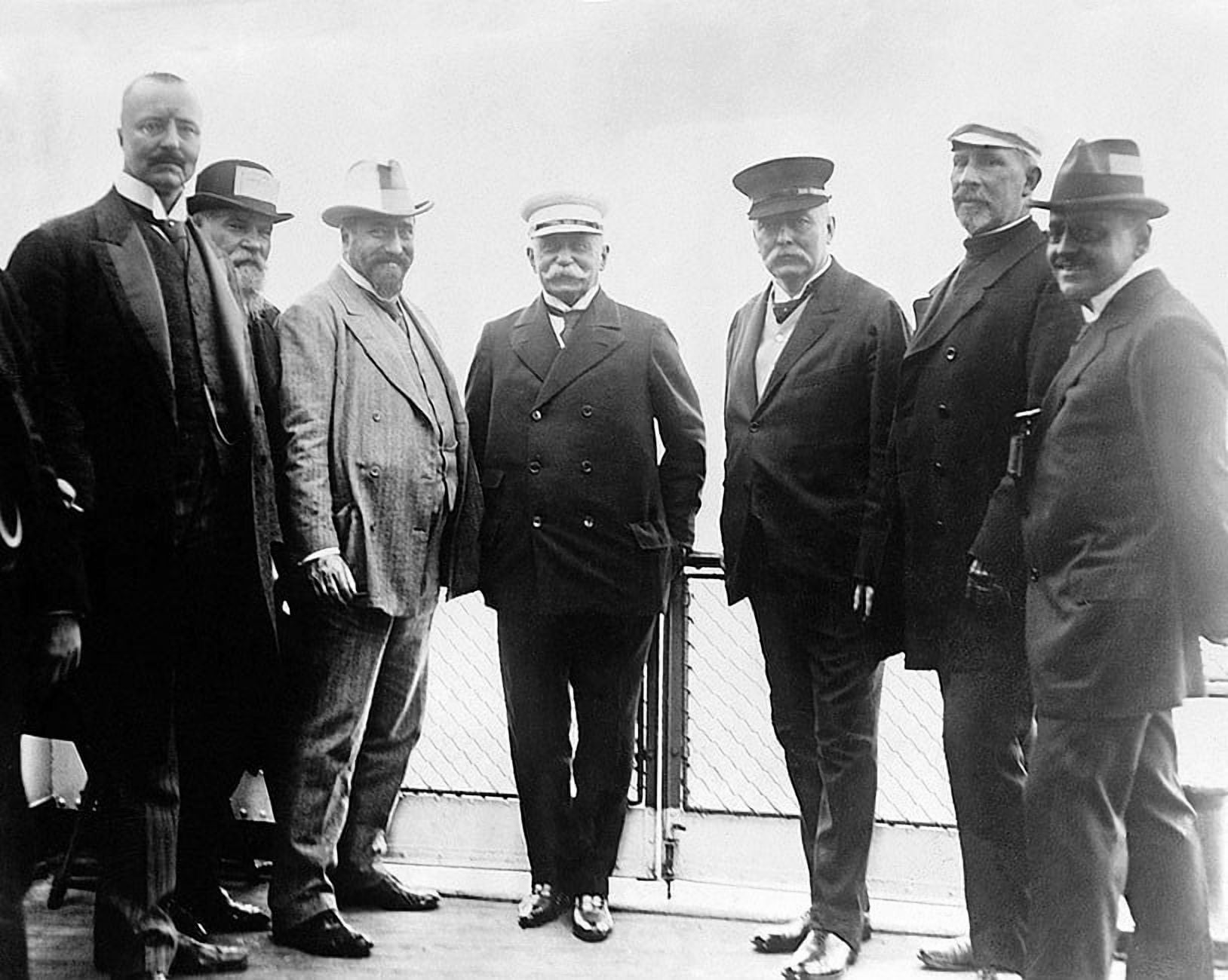 Count Ferdinand von Zeppelin in Group - 20x30 Inch Laminated Aviation ...