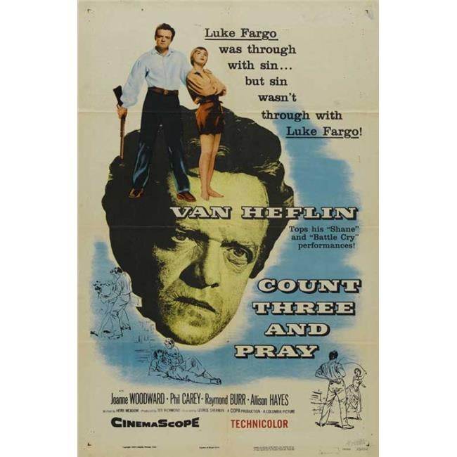 Count Three & Pray Movie Poster - 27 x 40 in. - Walmart.com