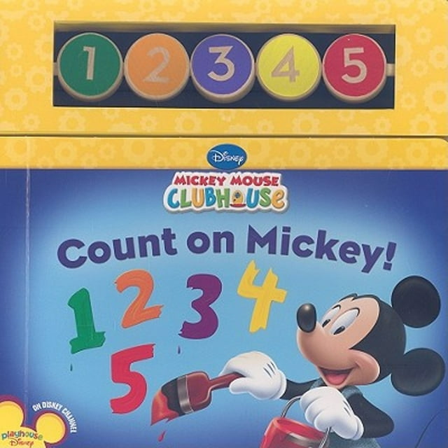 Pre-Owned Count on Mickey! Mickey Mouse Clubhouse Board Book Disney ...