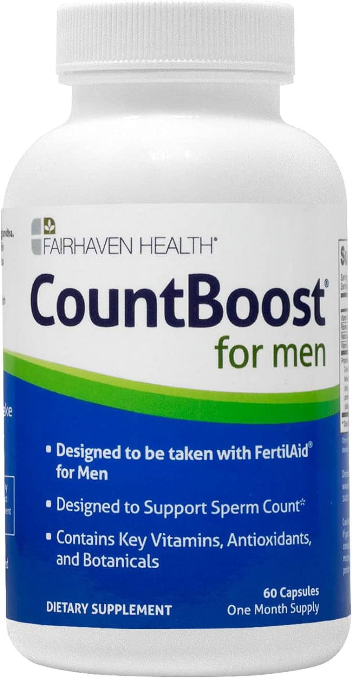 CountBoost for Men - Male Fertility Supplement to Support Count - with Ashwagandha, Maca ...
