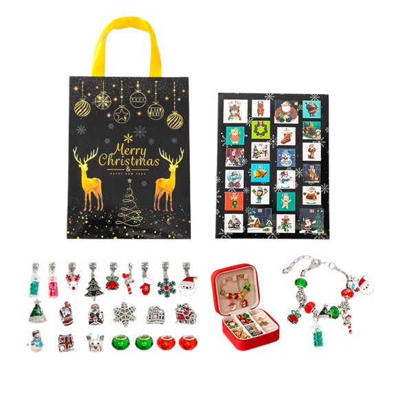 Countdown Calendar 24 Days Surprise Advent With Holiday Jewelry For ...