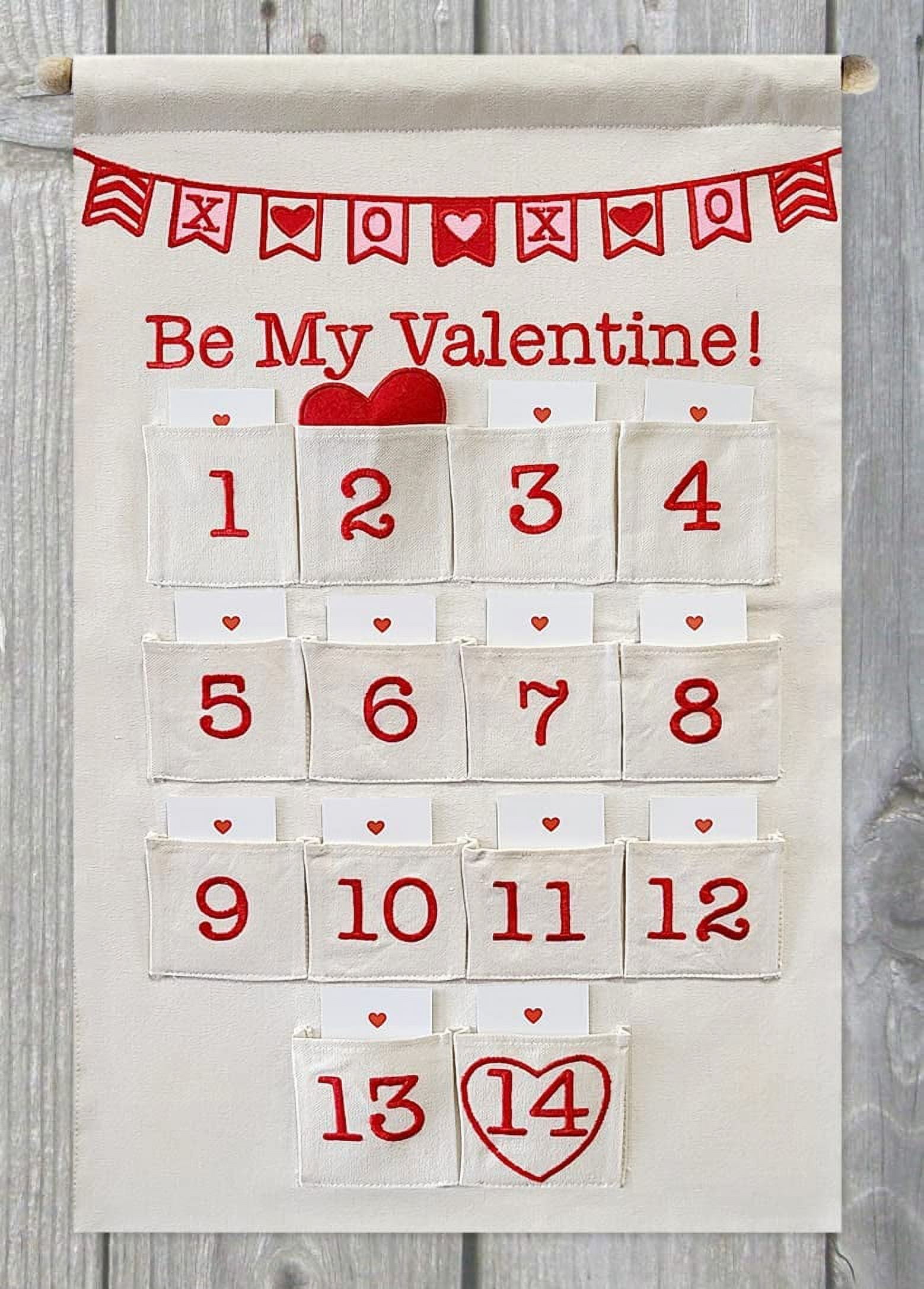 Countdown Calendar by | Heartwarming Canvas Wall Hanging with Activity ...
