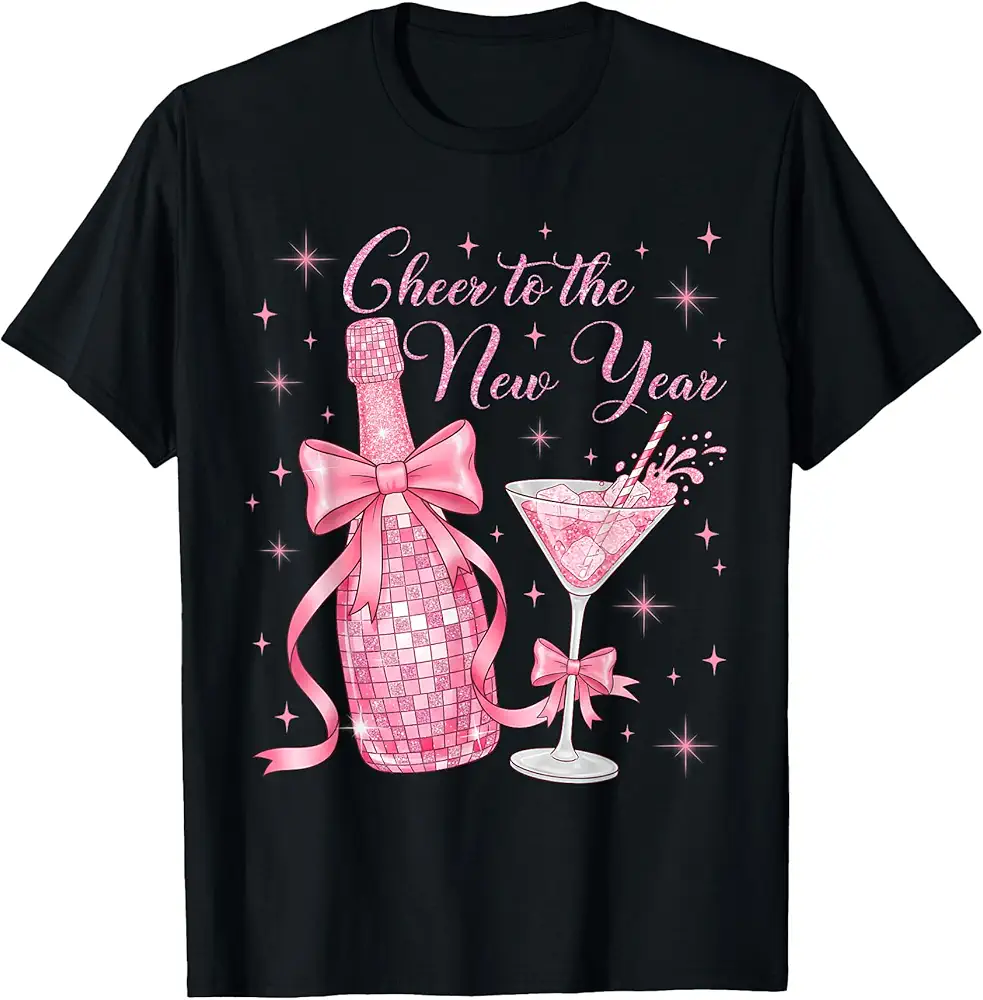 Countdown Cheers 2026 Festive New Year Holiday Party Graphic Unisex T ...
