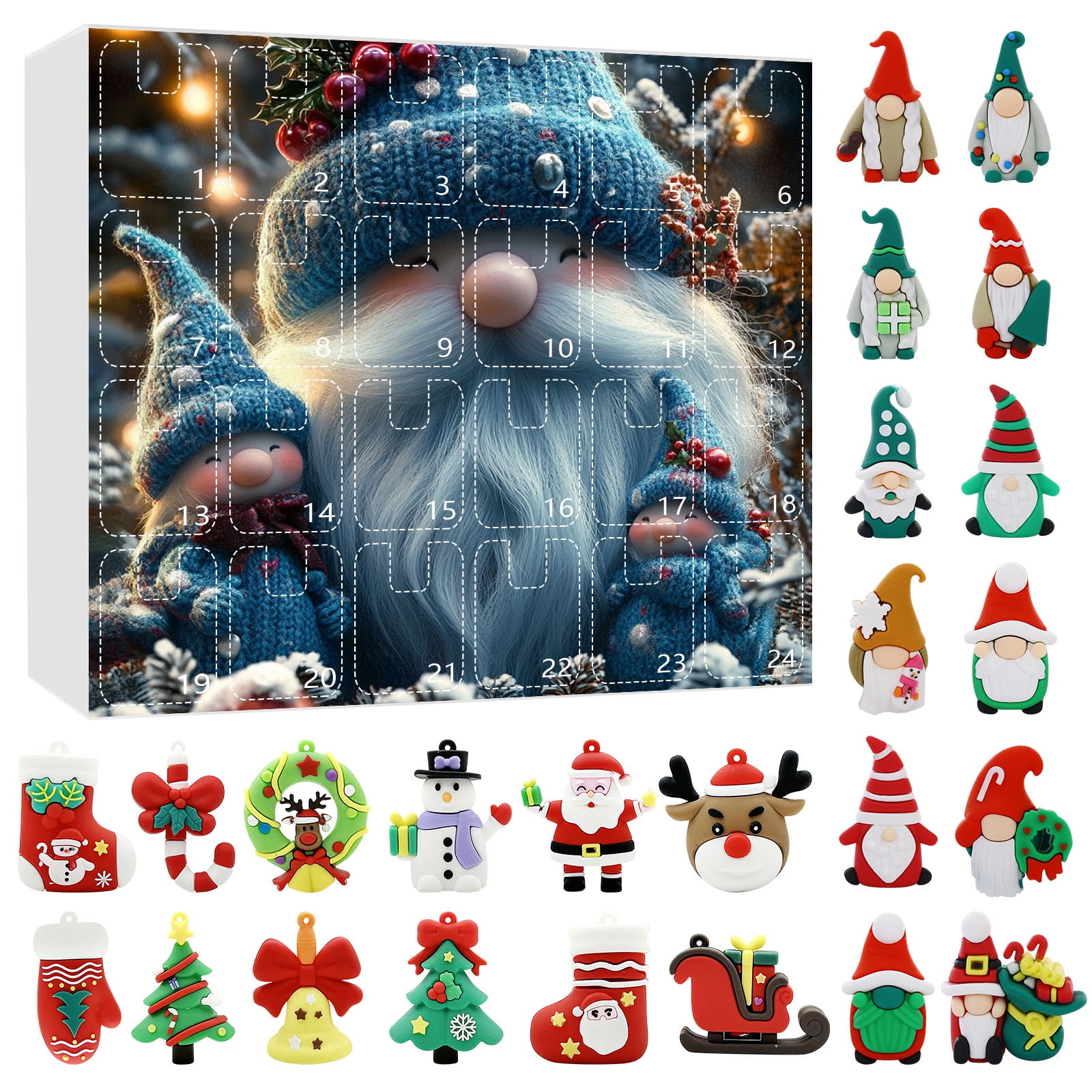 Countdown To Christmas Advent Calendar Countdown To 24 Days Christmas ...