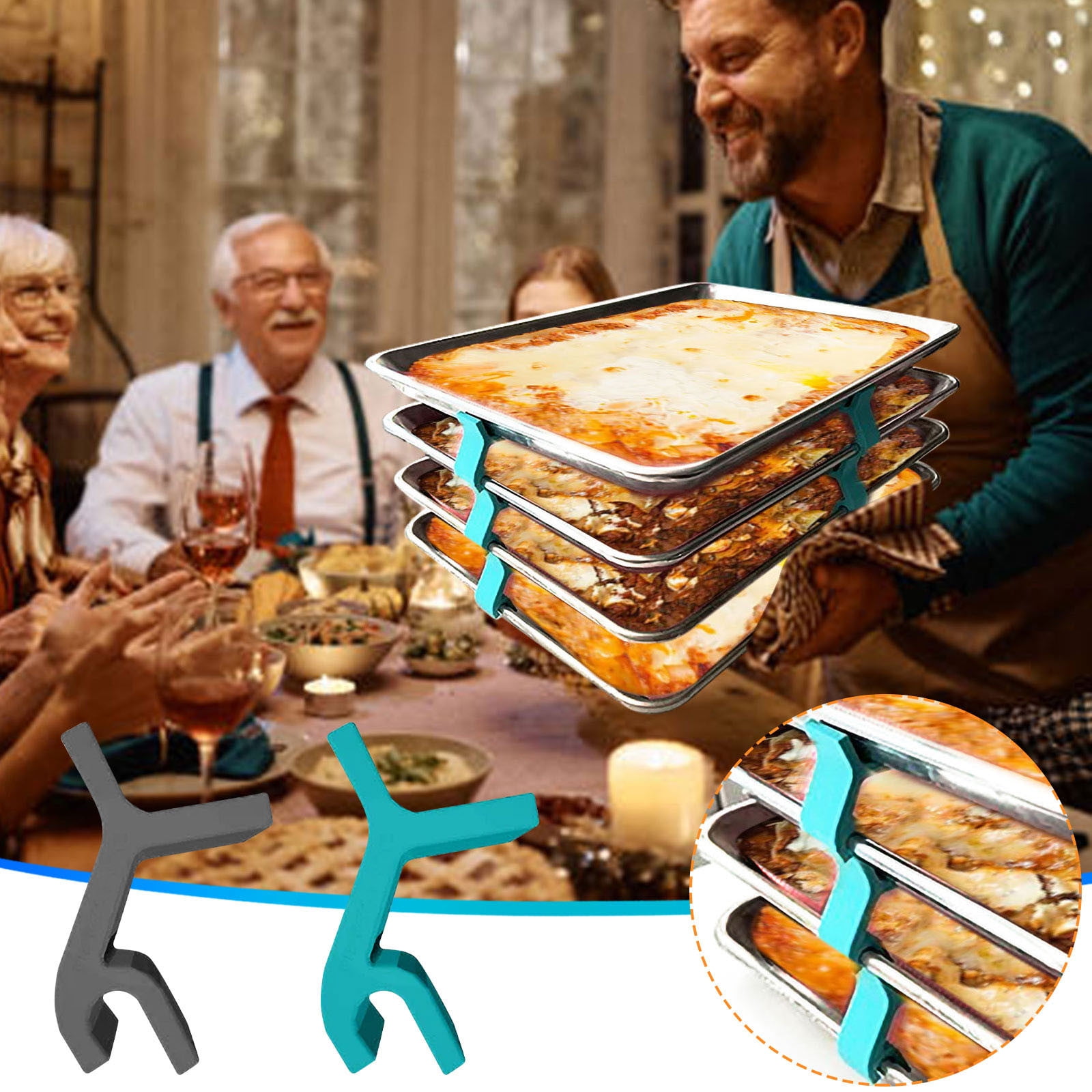 Countdown Deal,Baking Sheet Organizers,Tray Stackers,Collapsible ...