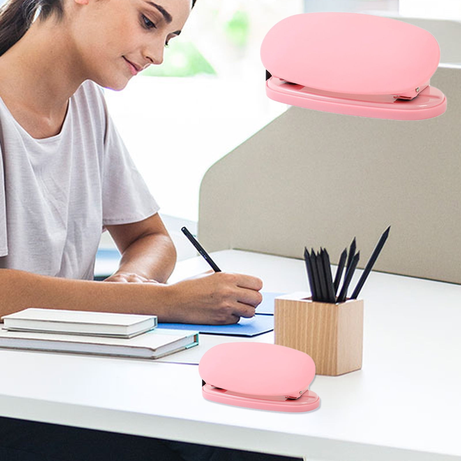 Countdown Deal, Vsgery Mini Double Hole Punch 10 Sheet Capacity ...