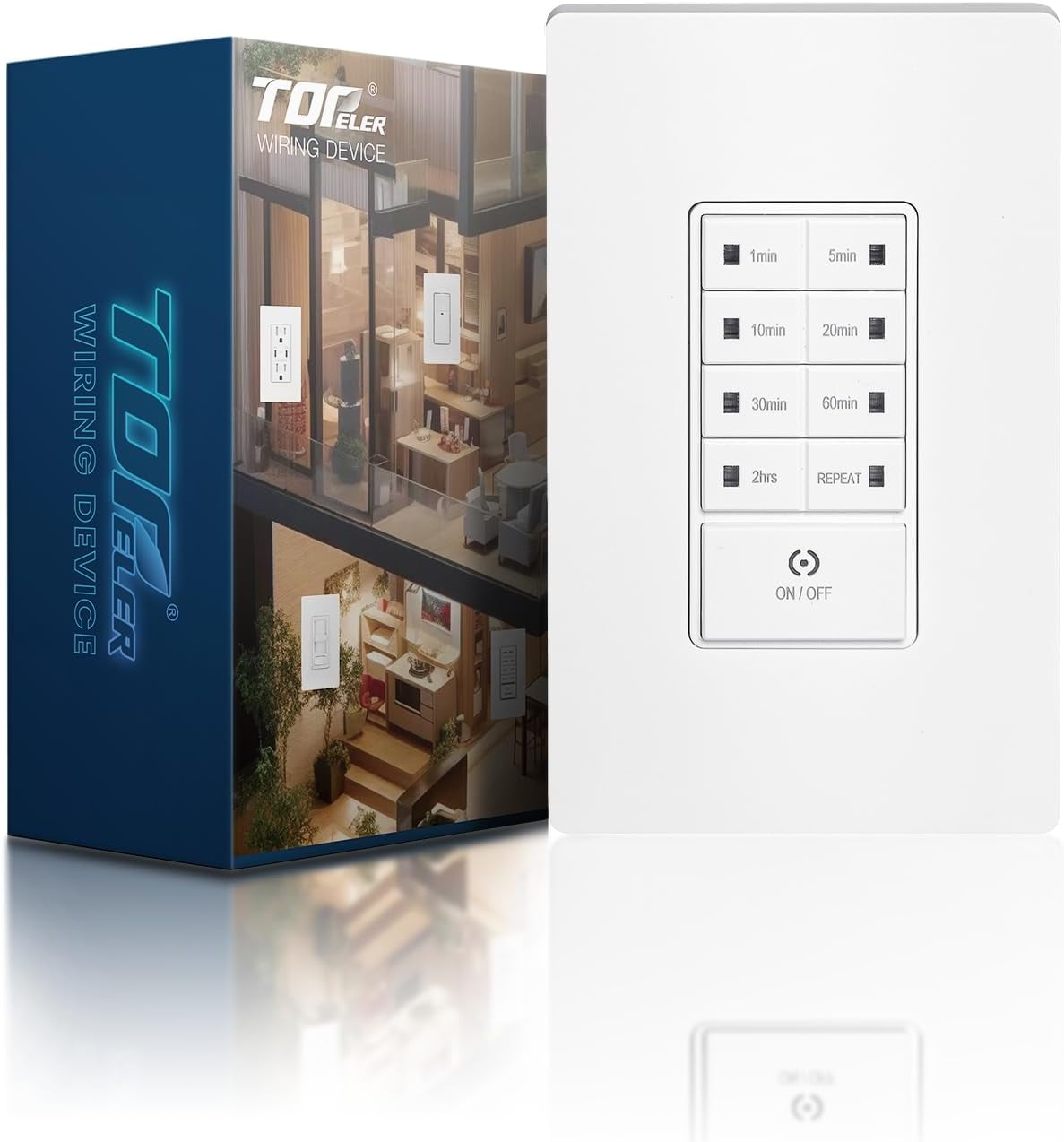 Countdown Digital Timer Switch, in-Wall Timer Switch with Daily Repeat ...