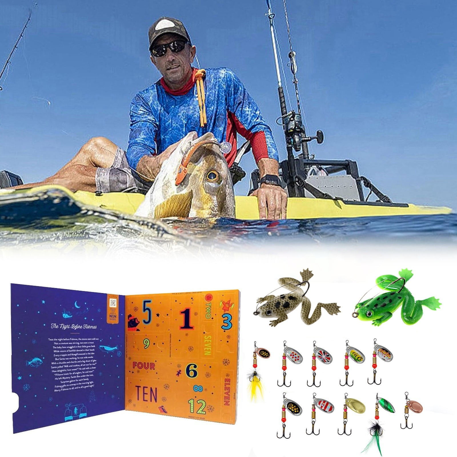 Countdown Fishing Set Great Surprise For Adult Men Teen Boys And ...