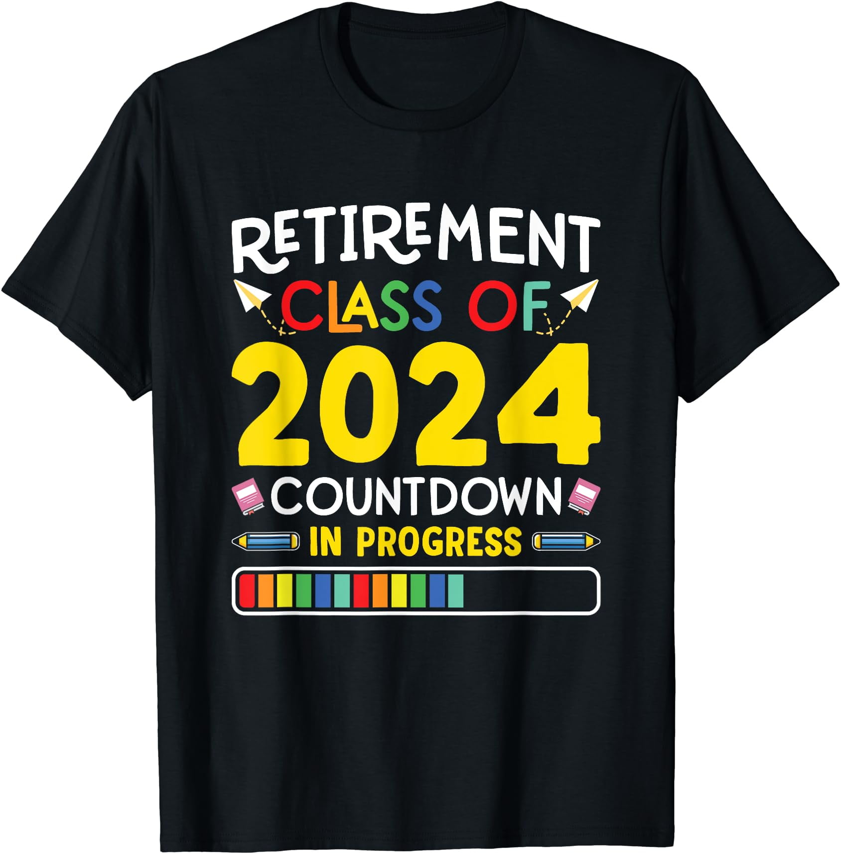 Countdown In Progress Teacher Gift Cotton T-Shirt - Walmart.com