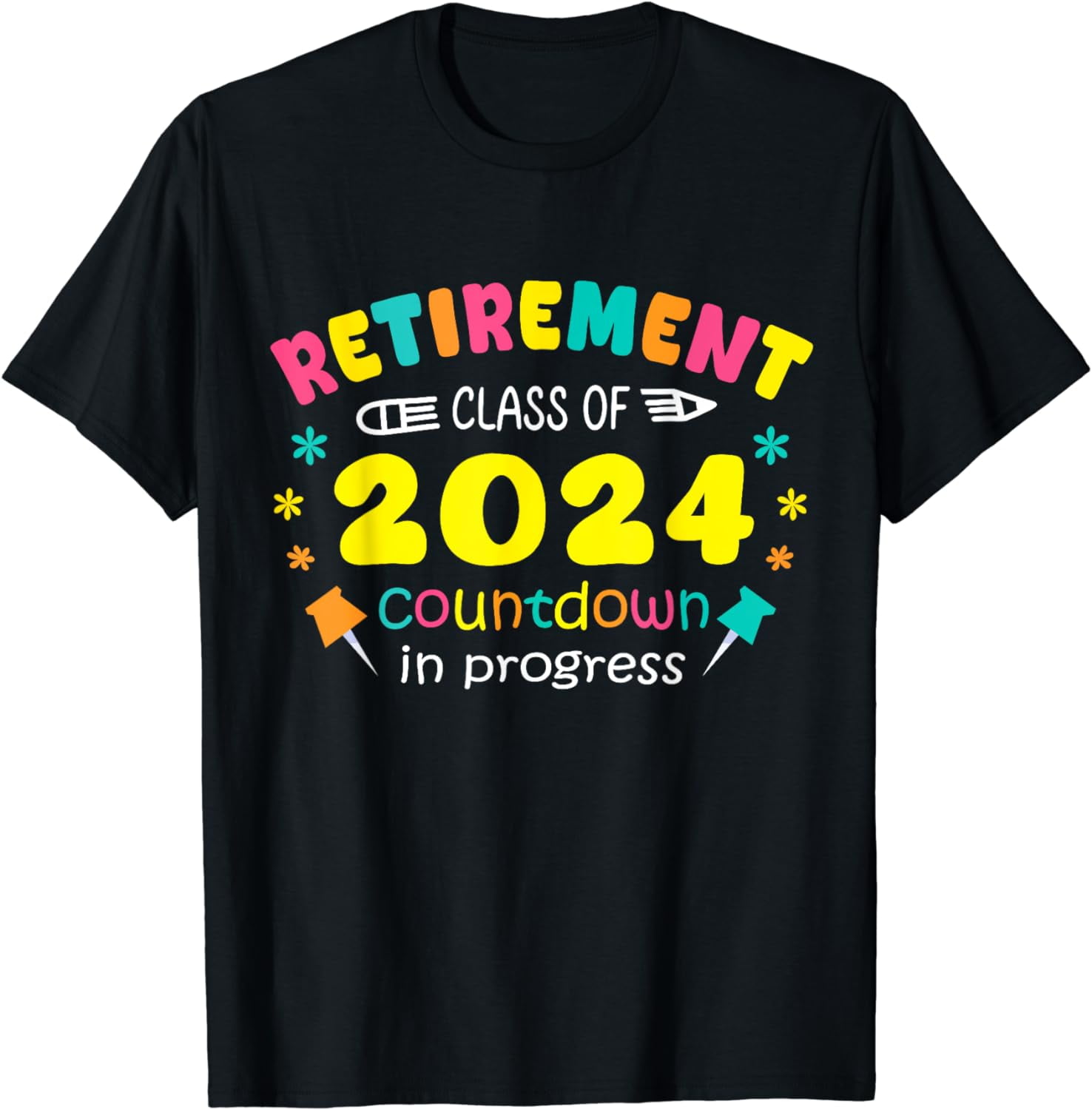 Countdown In Progress Teacher T-Shirt - Walmart.com