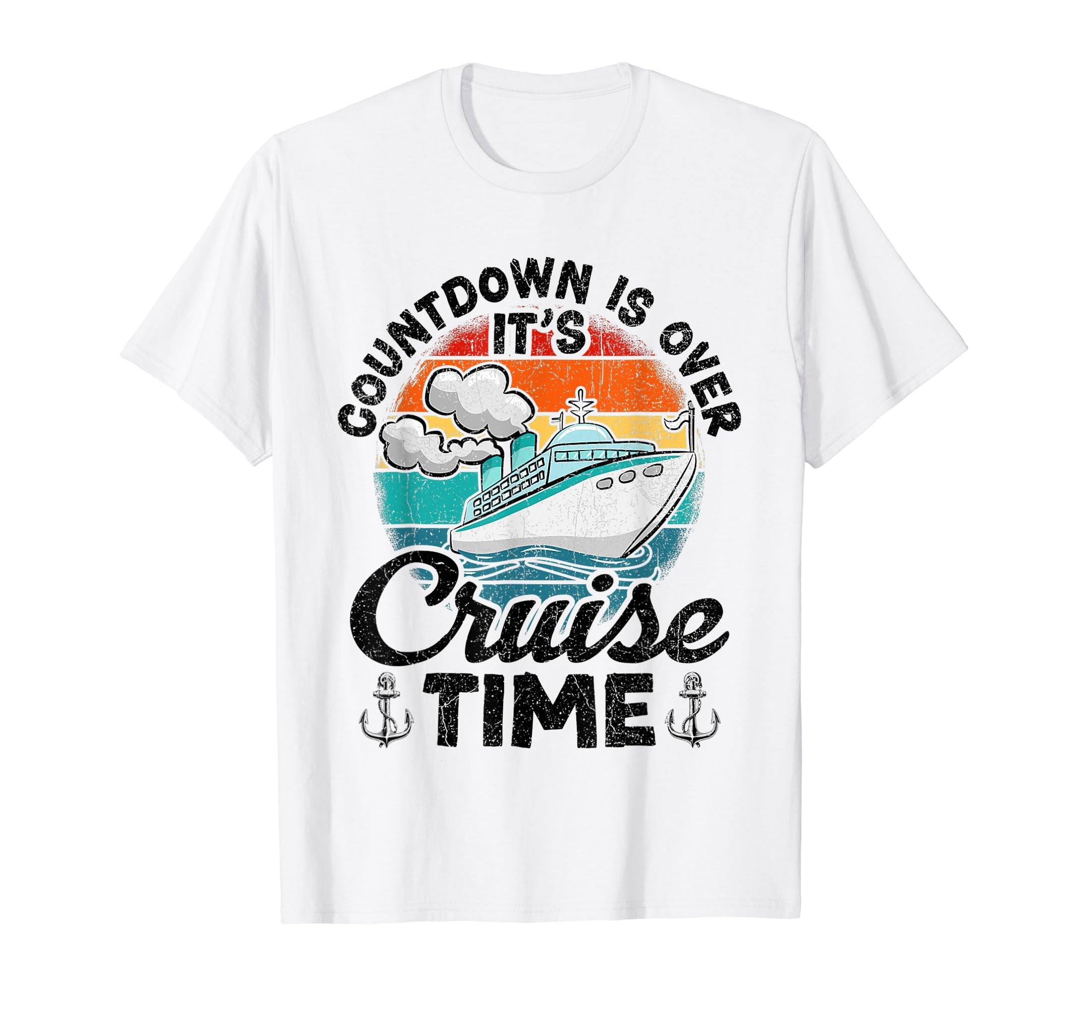 Countdown Is Over It's Cruise Tim Vintage Retro White Cotton T-Shirt ...