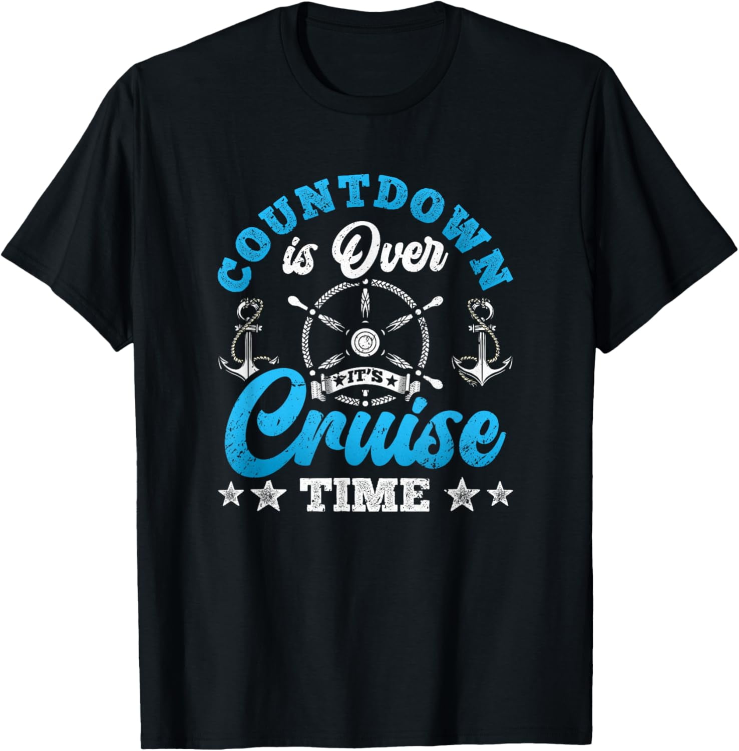 Countdown Is Over It's Cruise Time Funny Cruise Ship T-Shirt - Walmart.com