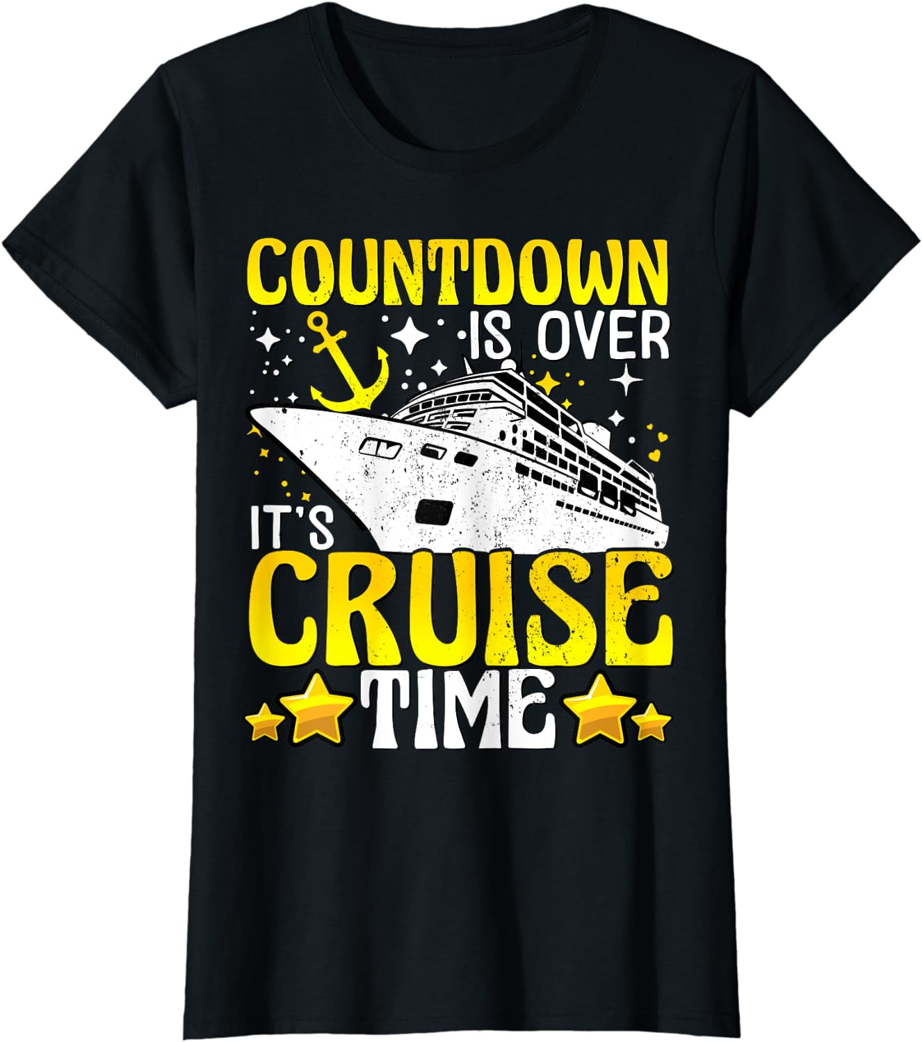 Countdown Is Over It's Cruise Time cruise funny T-Shirt - Walmart.com