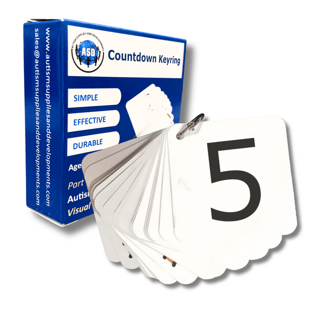 Countdown Keyring – Visual Communication and Behaviour Management tool ...