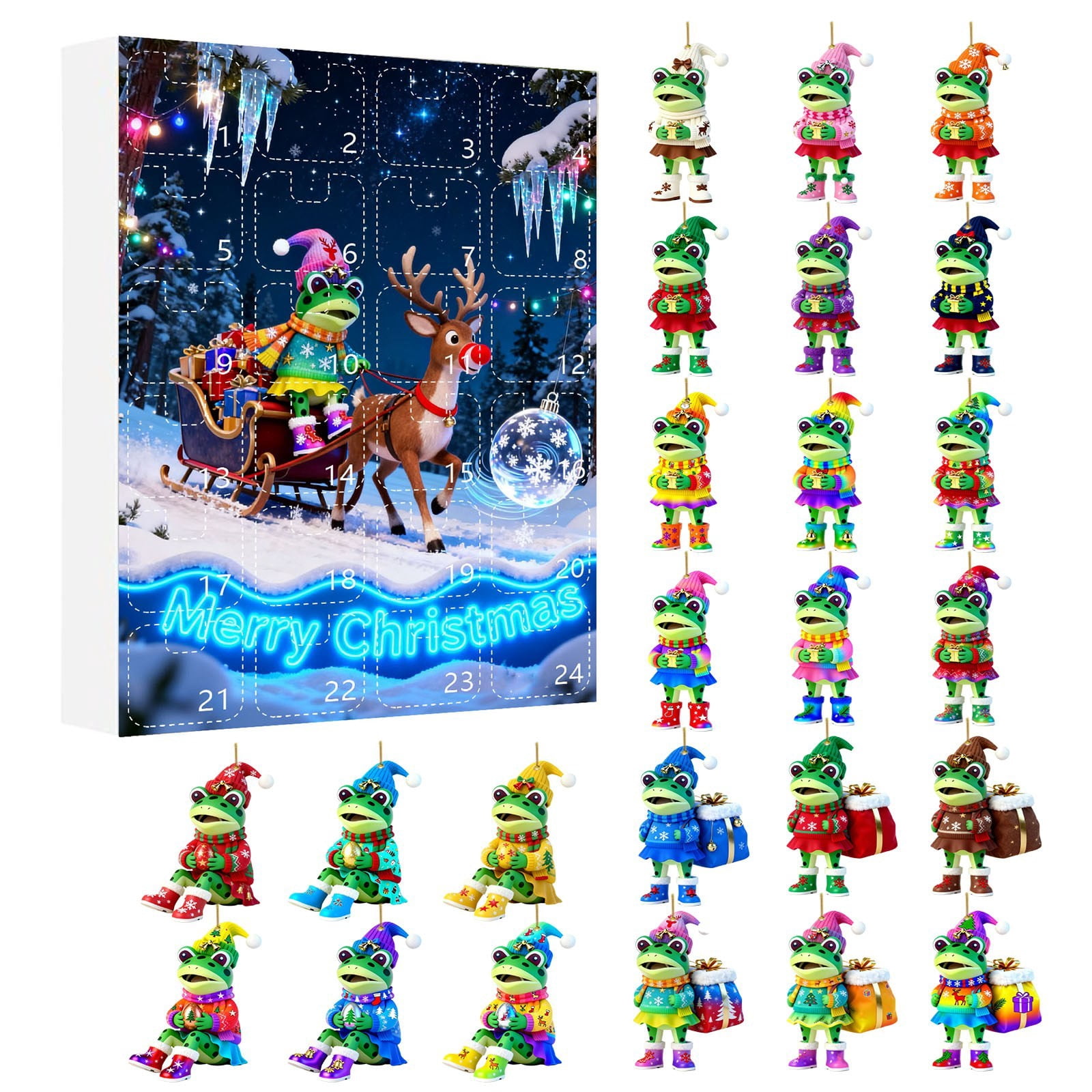 Countdown Sets 2 The Super Cute 2D Acrylic Countdown for Festive Joy ...