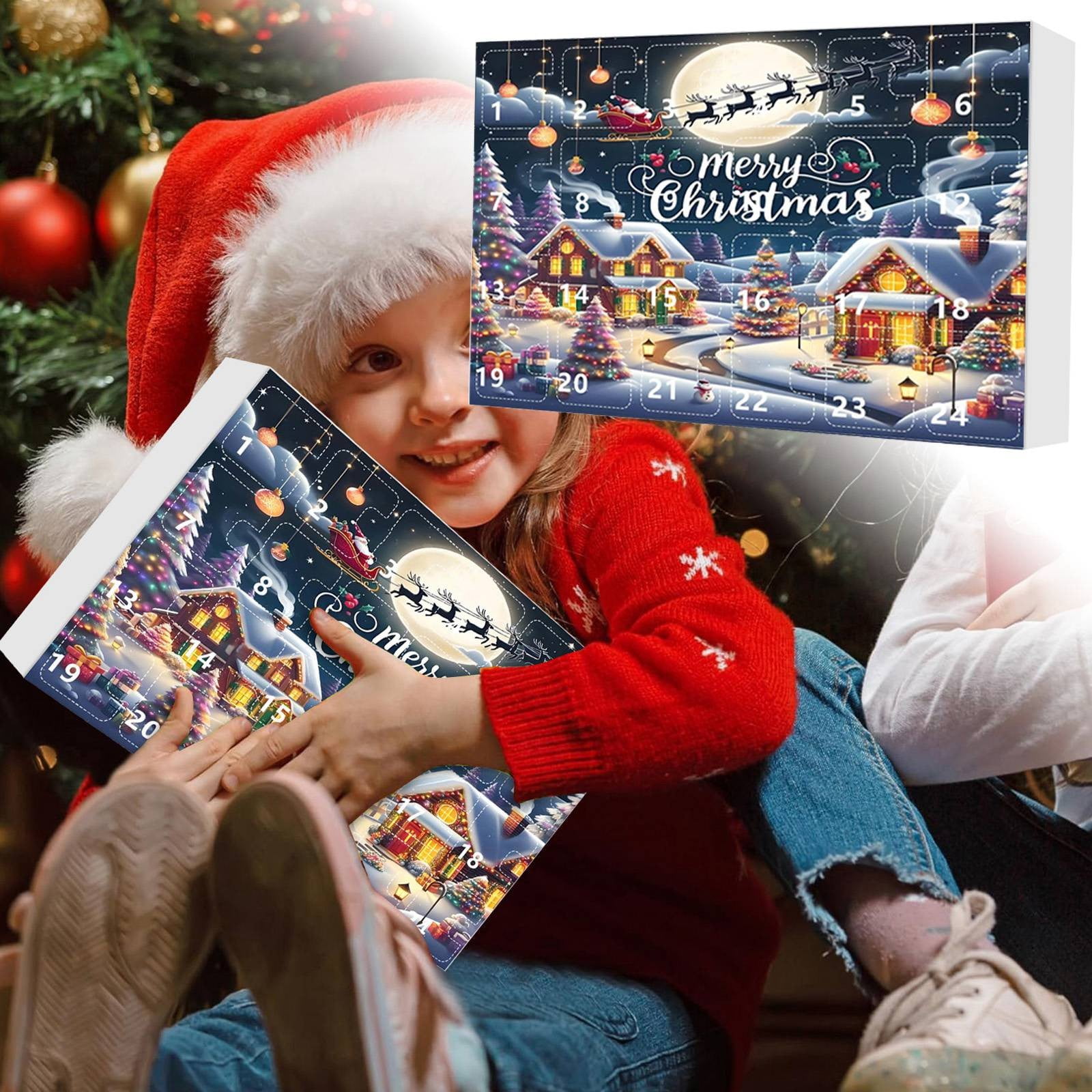 Countdown Sets 24 Day Advent Calendar Blind Festive Holiday Surprise ...