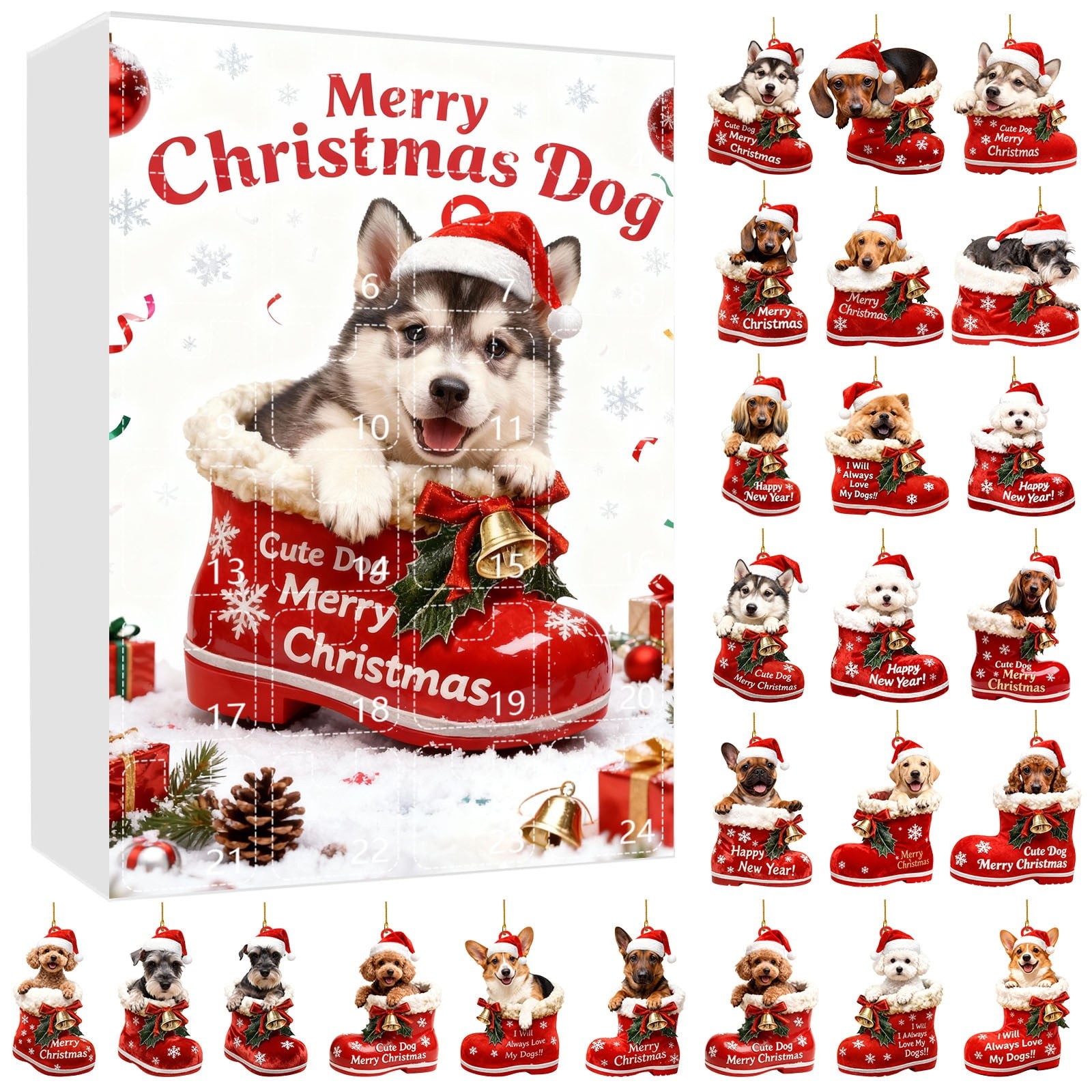 Countdown Sets Adorable Boots Advent Calendar 2025 Featuring 2D ...
