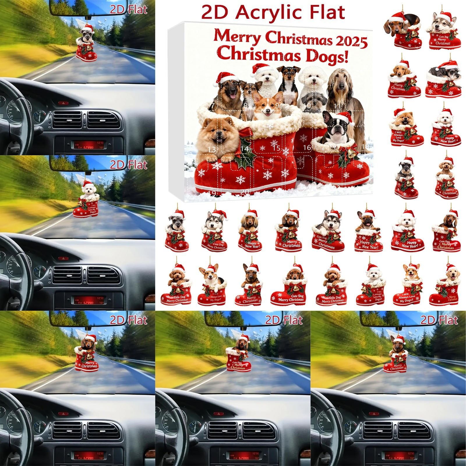 Countdown Sets Advent Calendar for 2025 Featuring Playful Boots with -Sided Prints and Lifelike ...