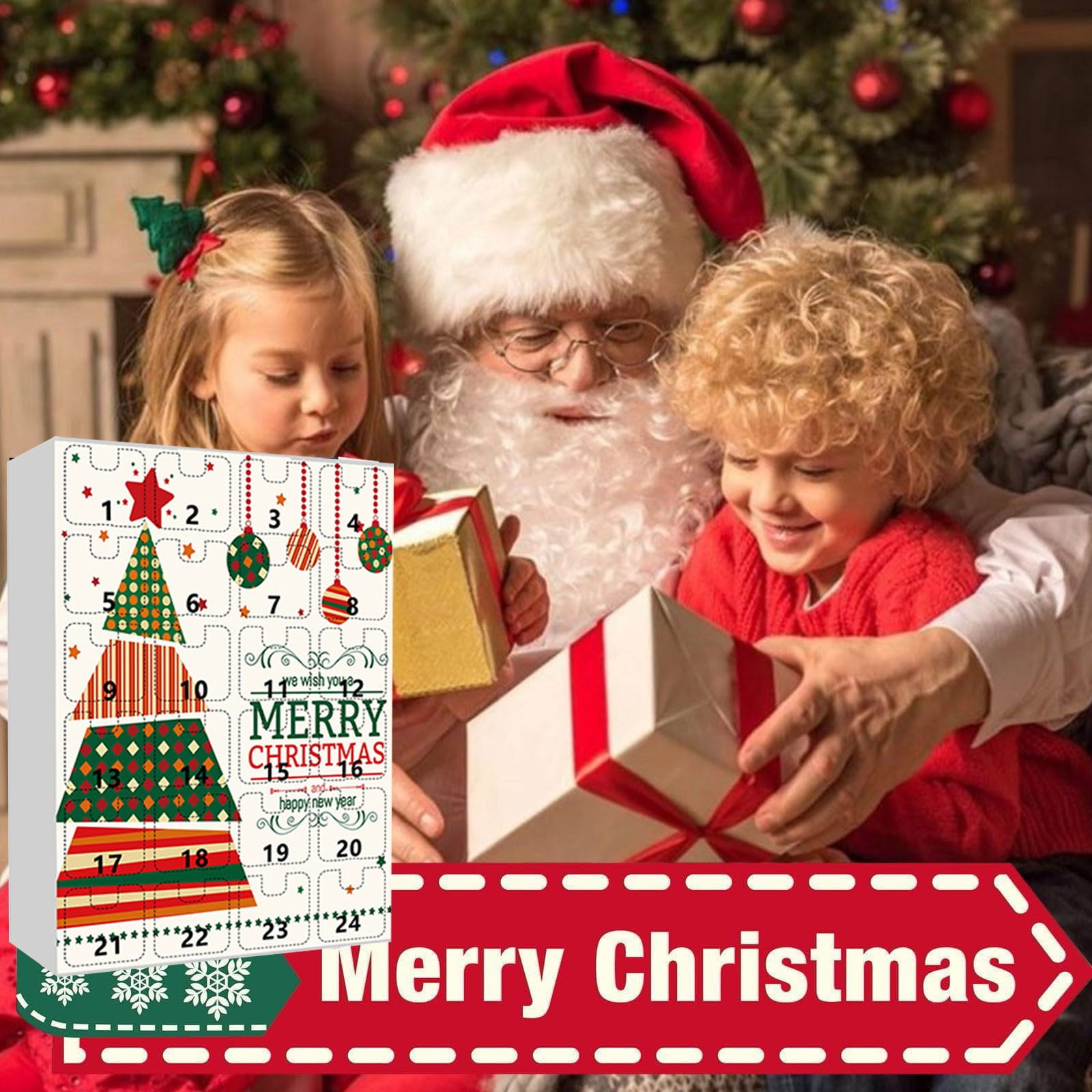 Countdown Sets Christmas Advent Countdown Set for 24 Days Holiday and ...